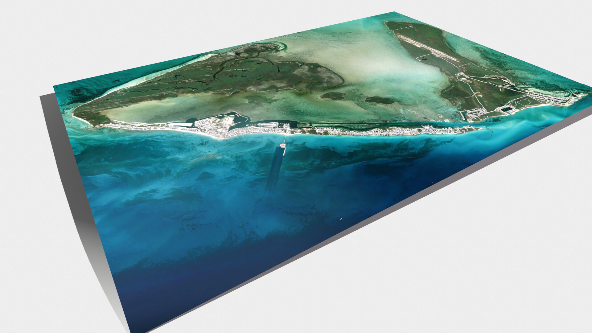 South Bimini Island in The Bahamas - 3D Model by clickshop3d