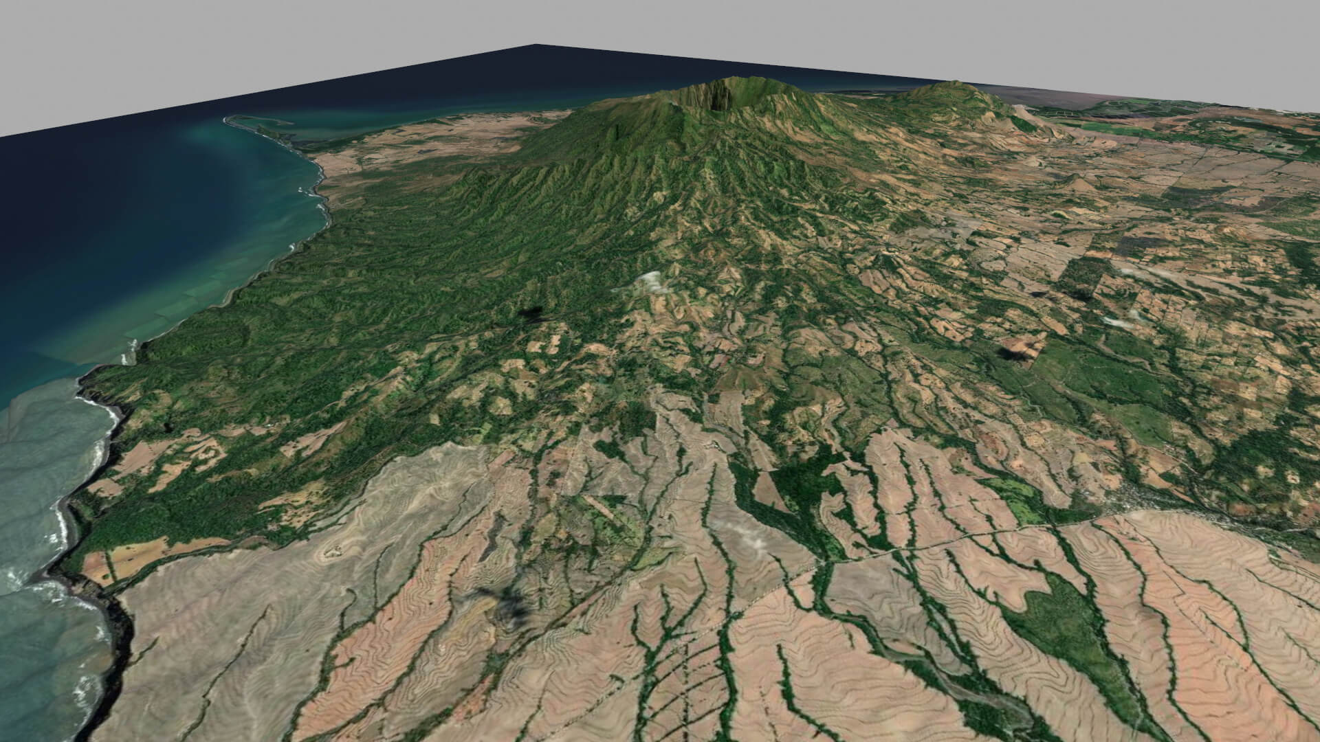 Stratovolcano Cosiguina Nicaragua - 3D Model by clickshop3d