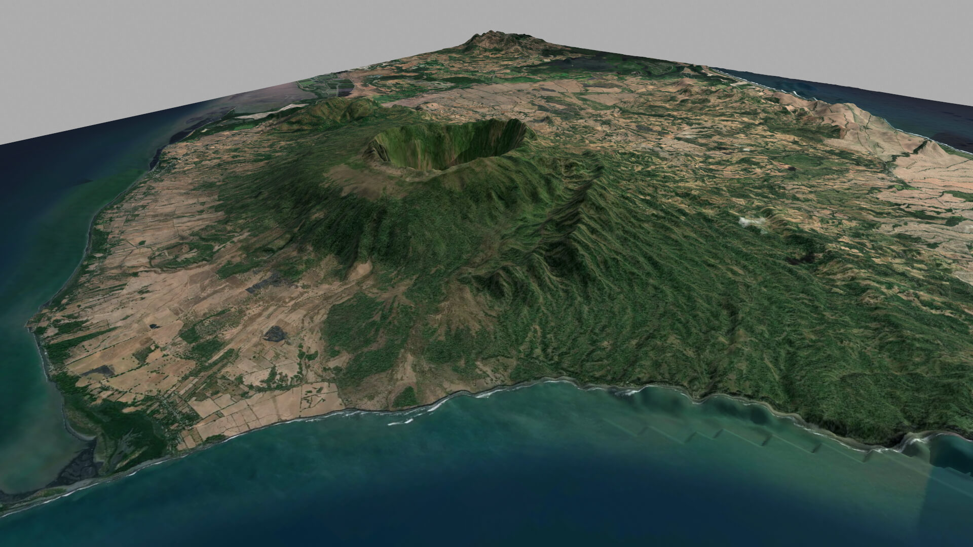 Stratovolcano Cosiguina Nicaragua - 3D Model by clickshop3d