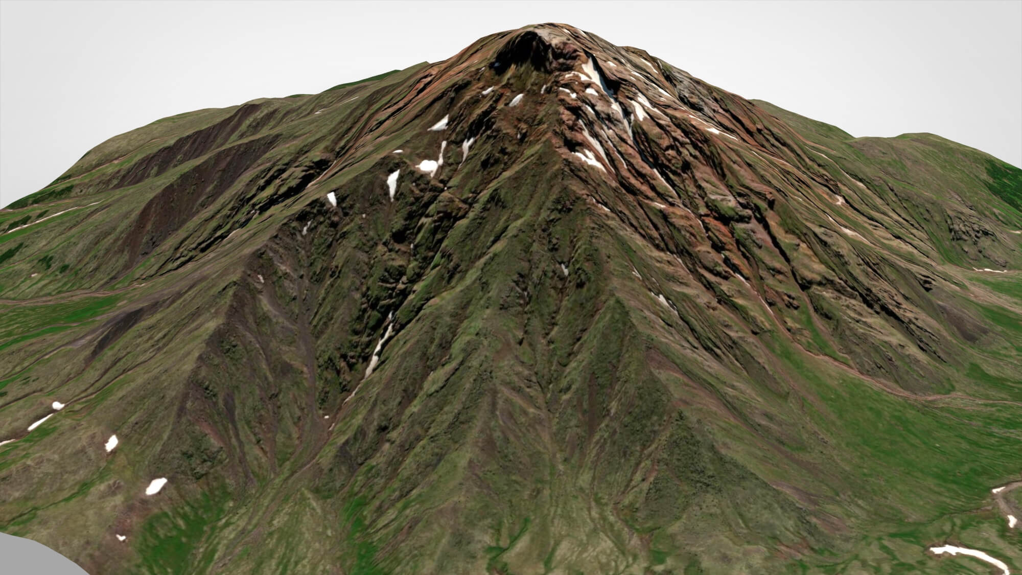 Stratovolcano Malaya Udina - 3D Model by clickshop3d