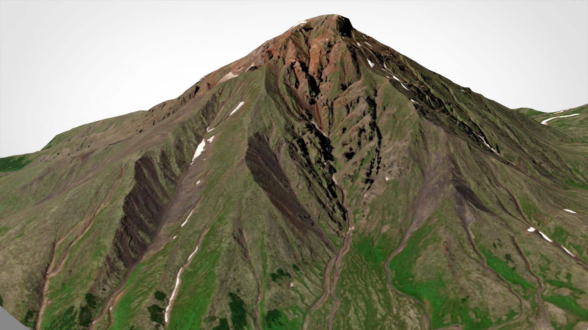 Stratovolcano Malaya Udina - 3D Model by clickshop3d