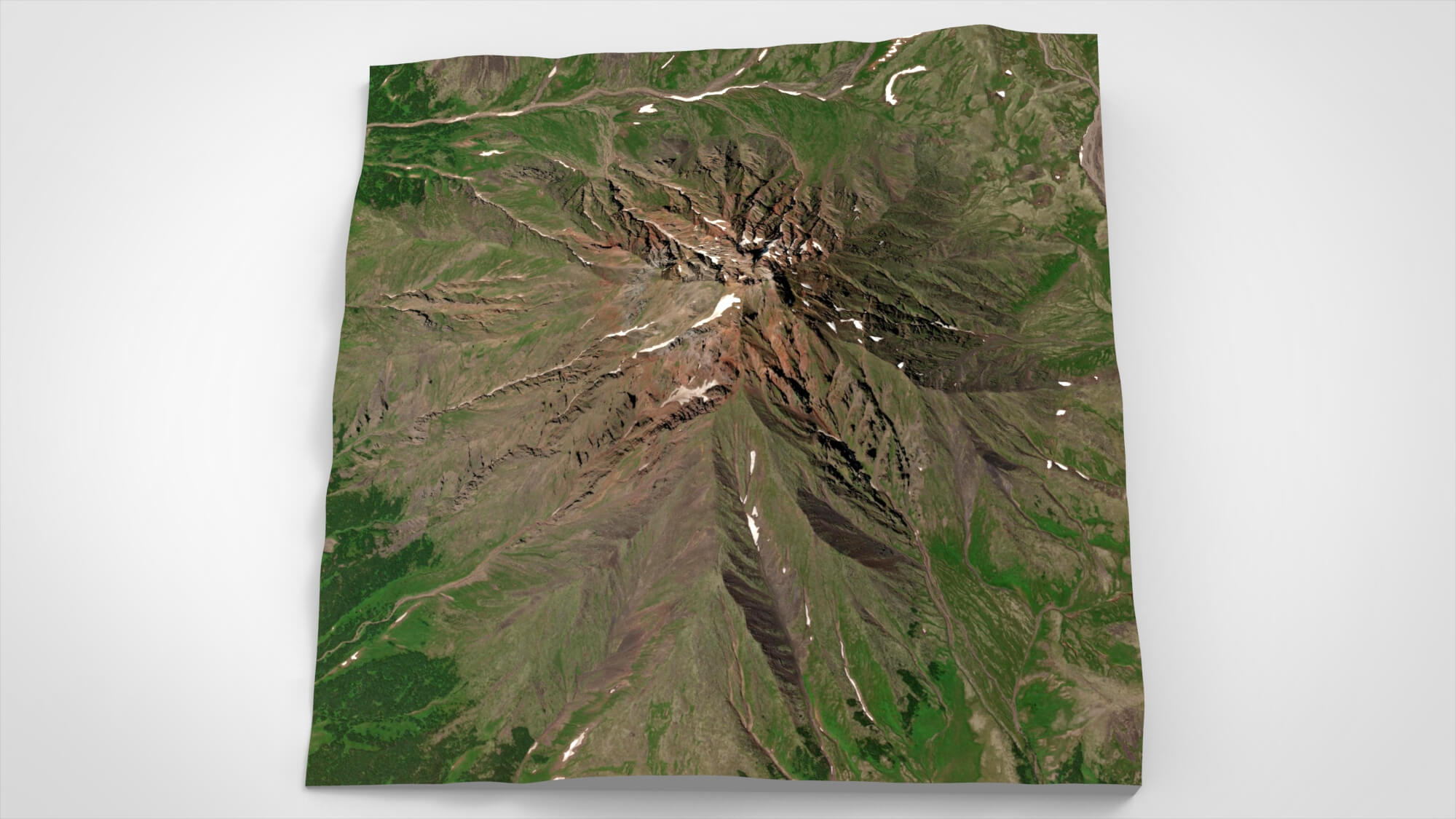 Stratovolcano Malaya Udina - 3D Model by clickshop3d