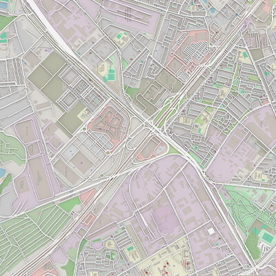 Streets and Roads Lyubertsy Moscow Region - 3D Model by clickshop3d