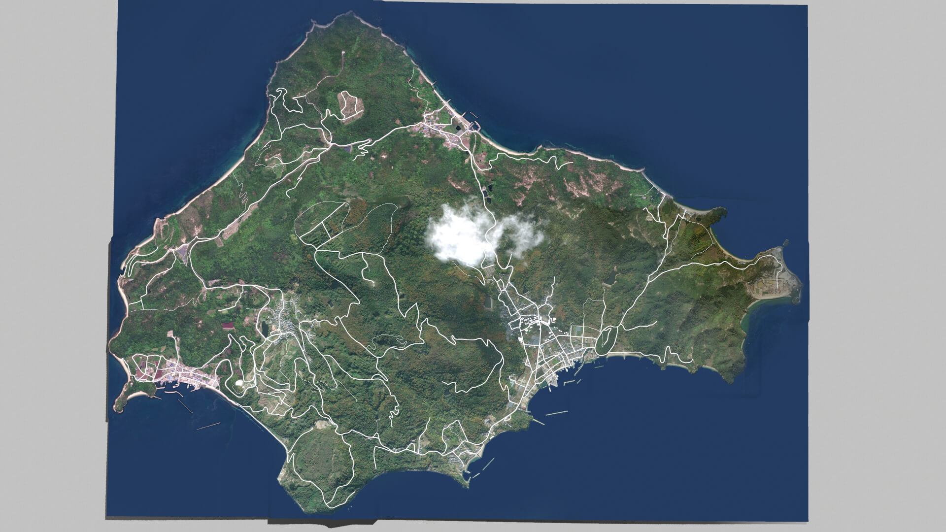 Teshima Island Japan - 3D Model by clickshop3d