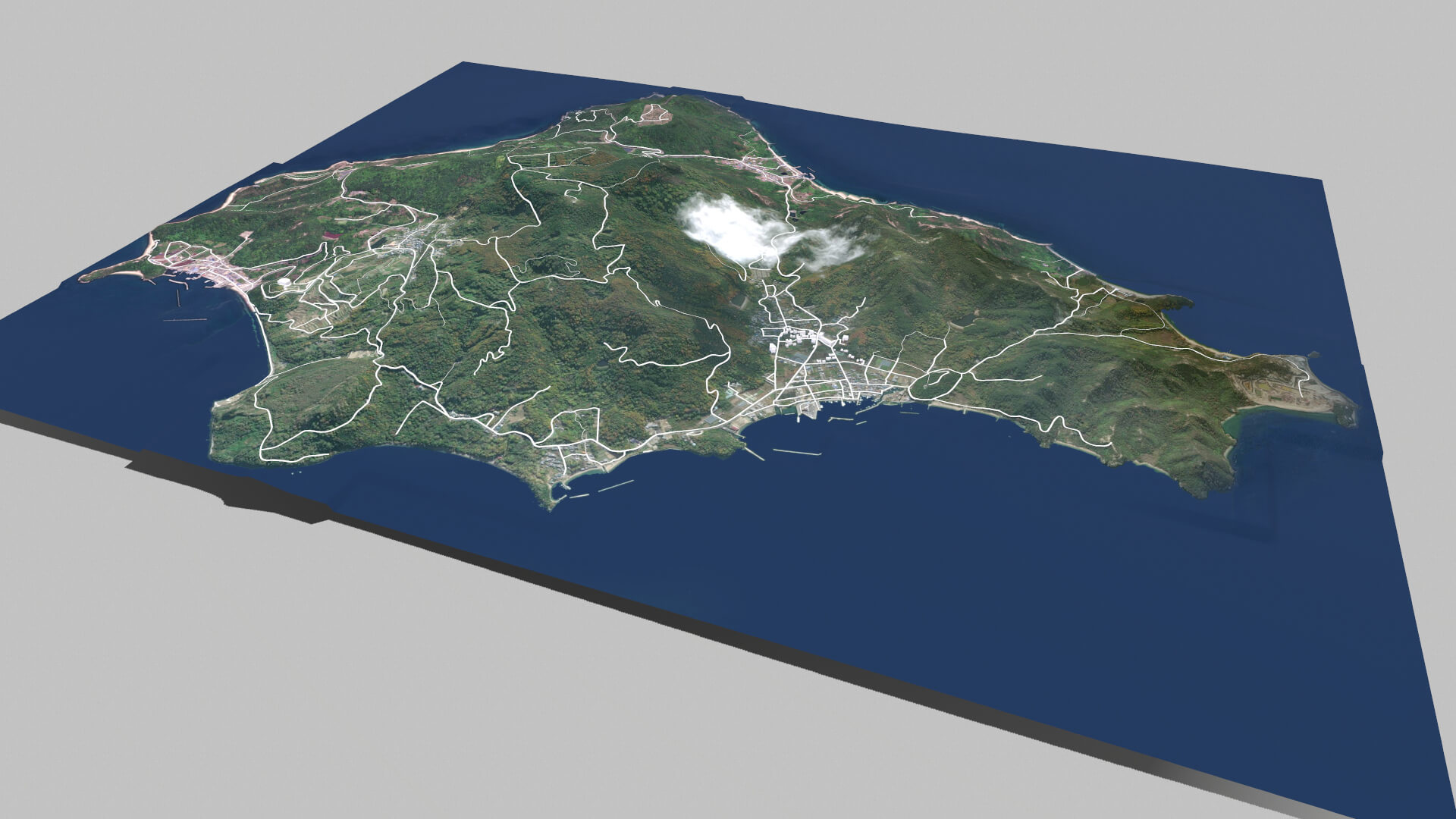Teshima Island Japan - 3D Model by clickshop3d