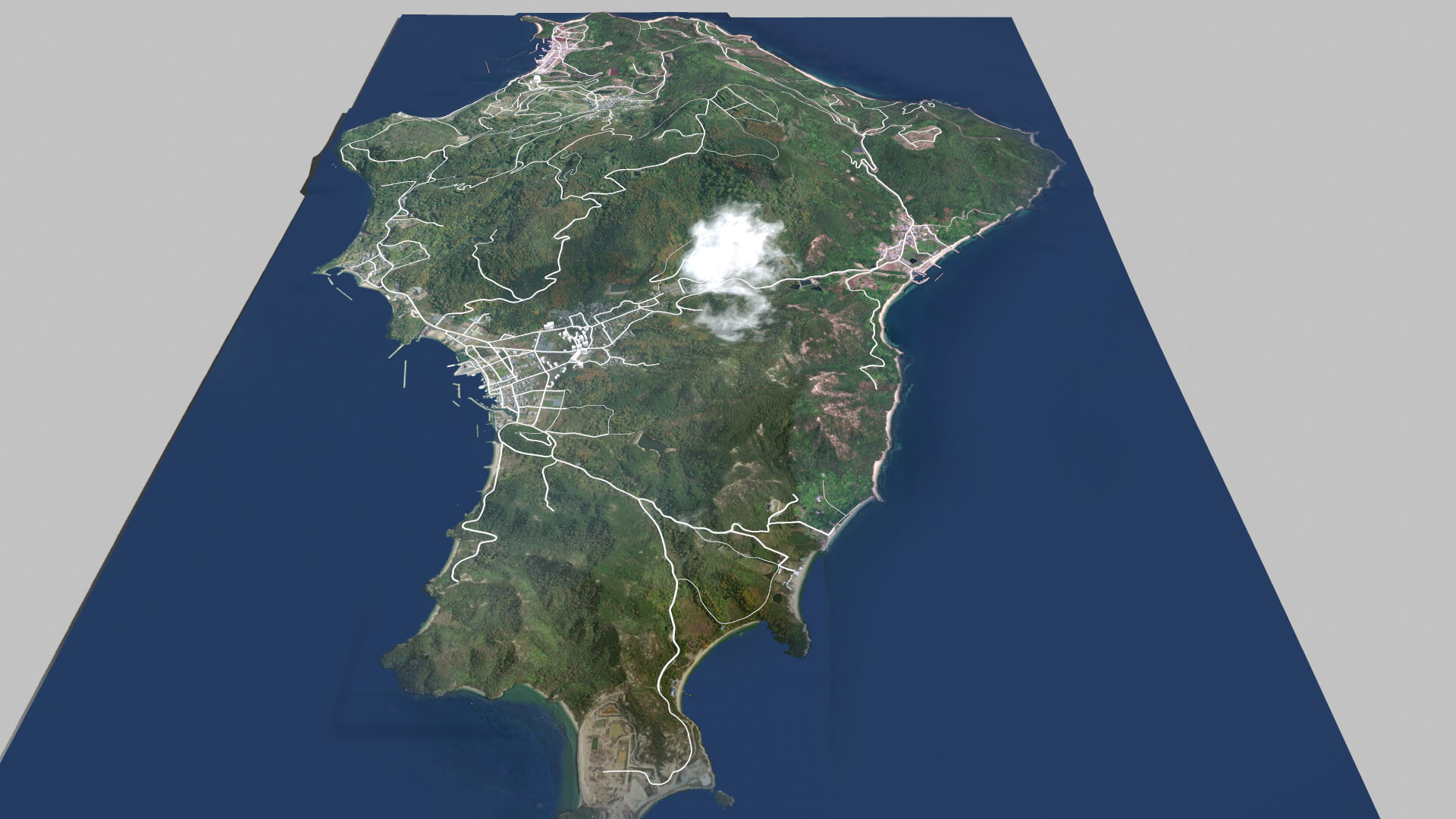 Teshima Island Japan - 3D Model by clickshop3d