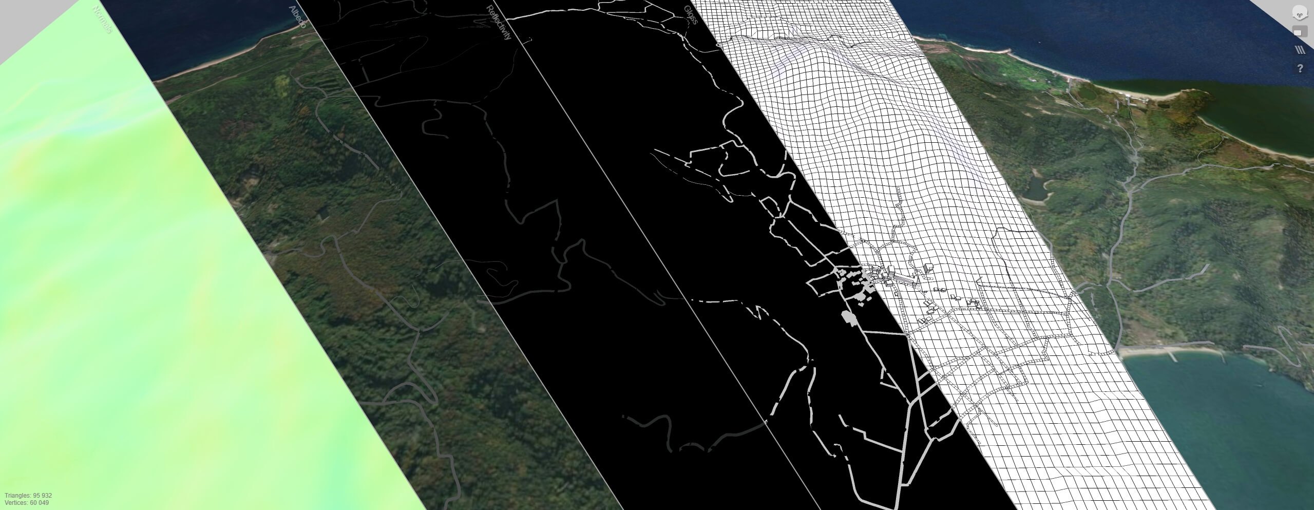 Teshima Island Japan - 3D Model by clickshop3d