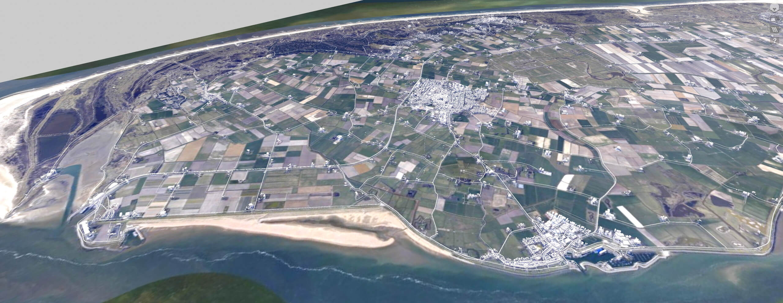 Texel Island Netherlands - 3D Model by clickshop3d