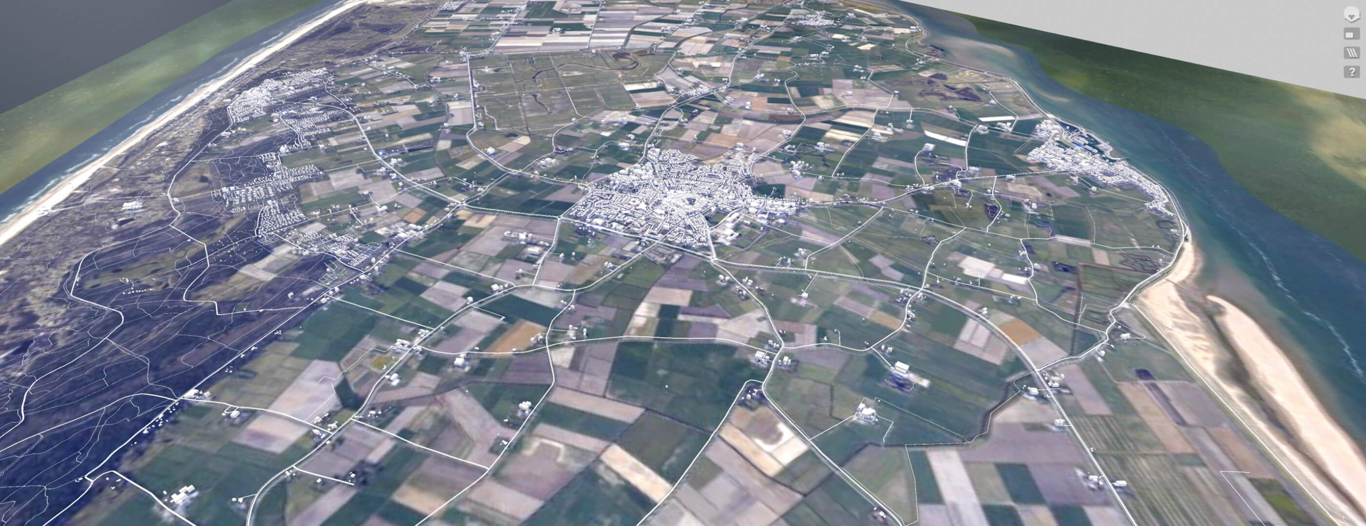 Texel Island Netherlands - 3D Model by clickshop3d