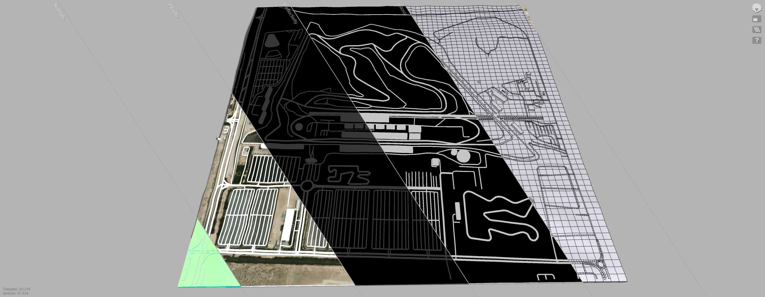 The Bahrain International Circuit - 3D Model by clickshop3d