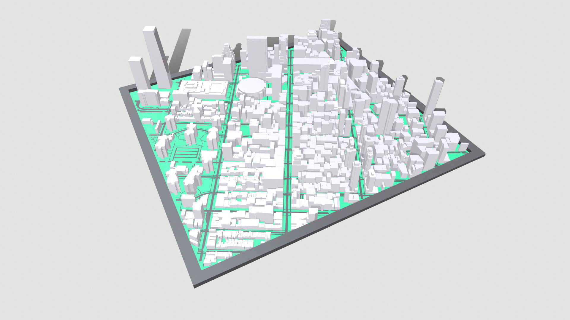 The High Line New York USA - 3D Model by clickshop3d
