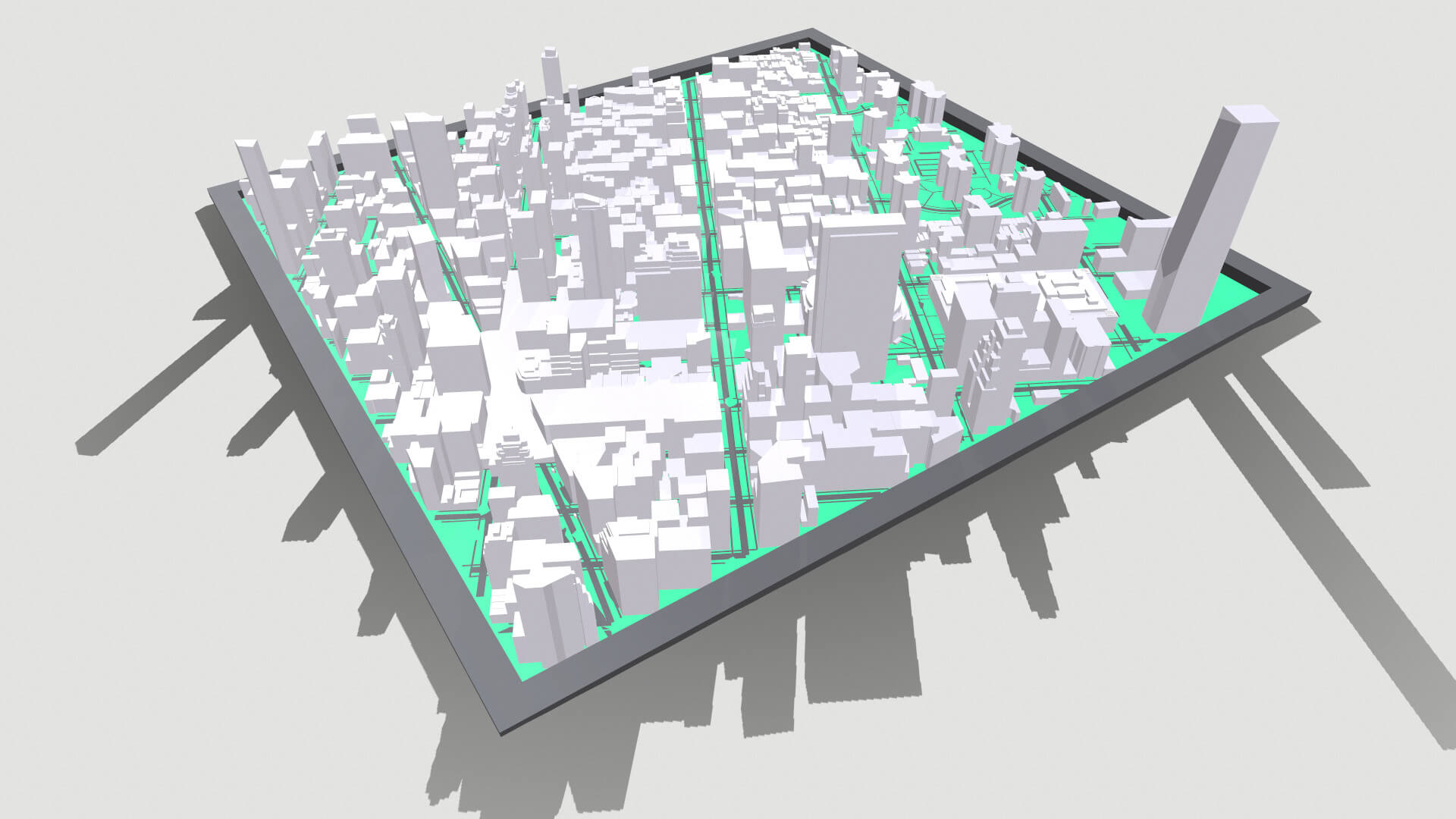 The High Line New York USA - 3D Model by clickshop3d