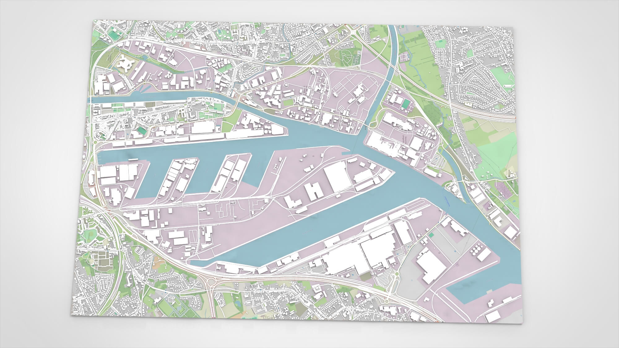 The Port of Ghent Belgium - 3D Model by clickshop3d