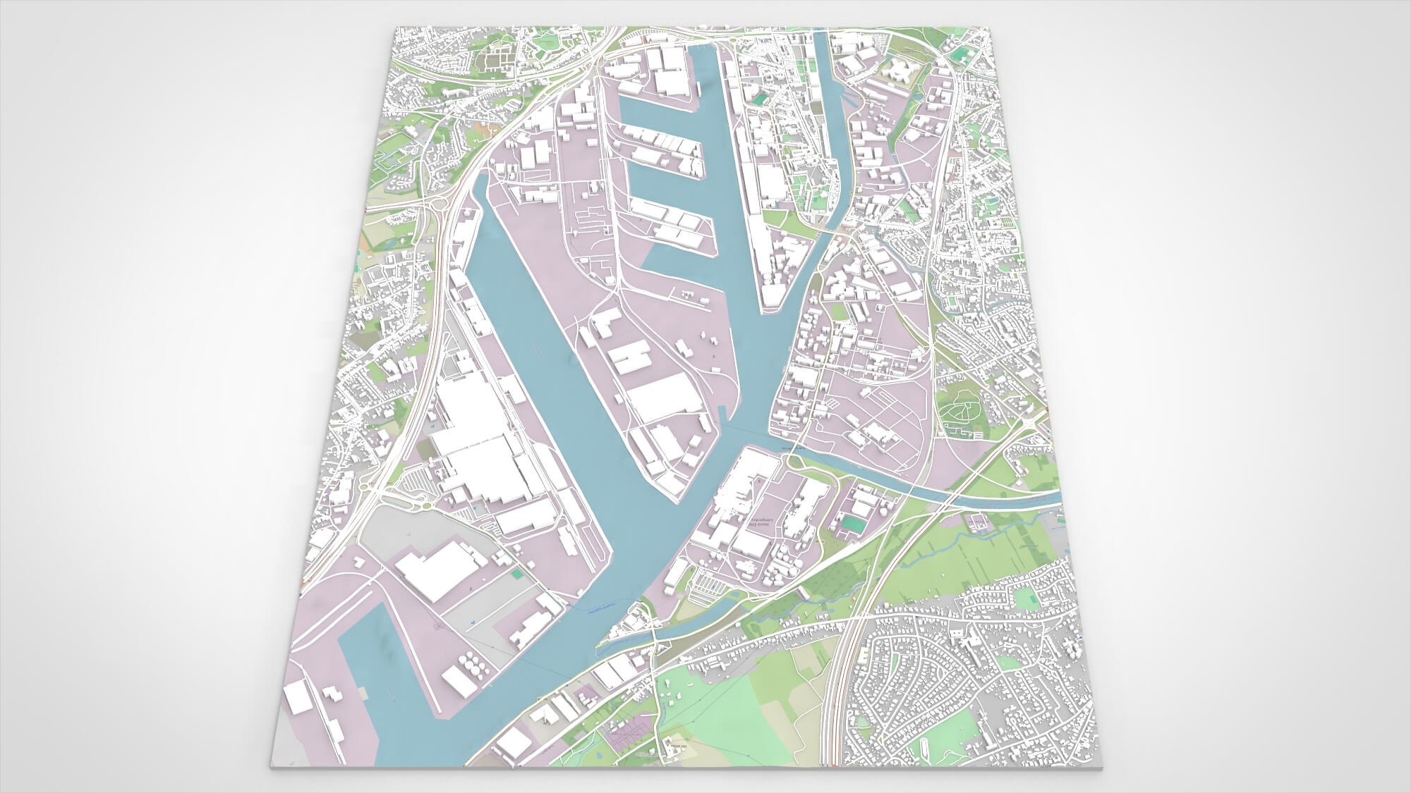 The Port of Ghent Belgium - 3D Model by clickshop3d