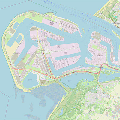 The Port of Rotterdam South Holland Netherlands - 3D Model by clickshop3d