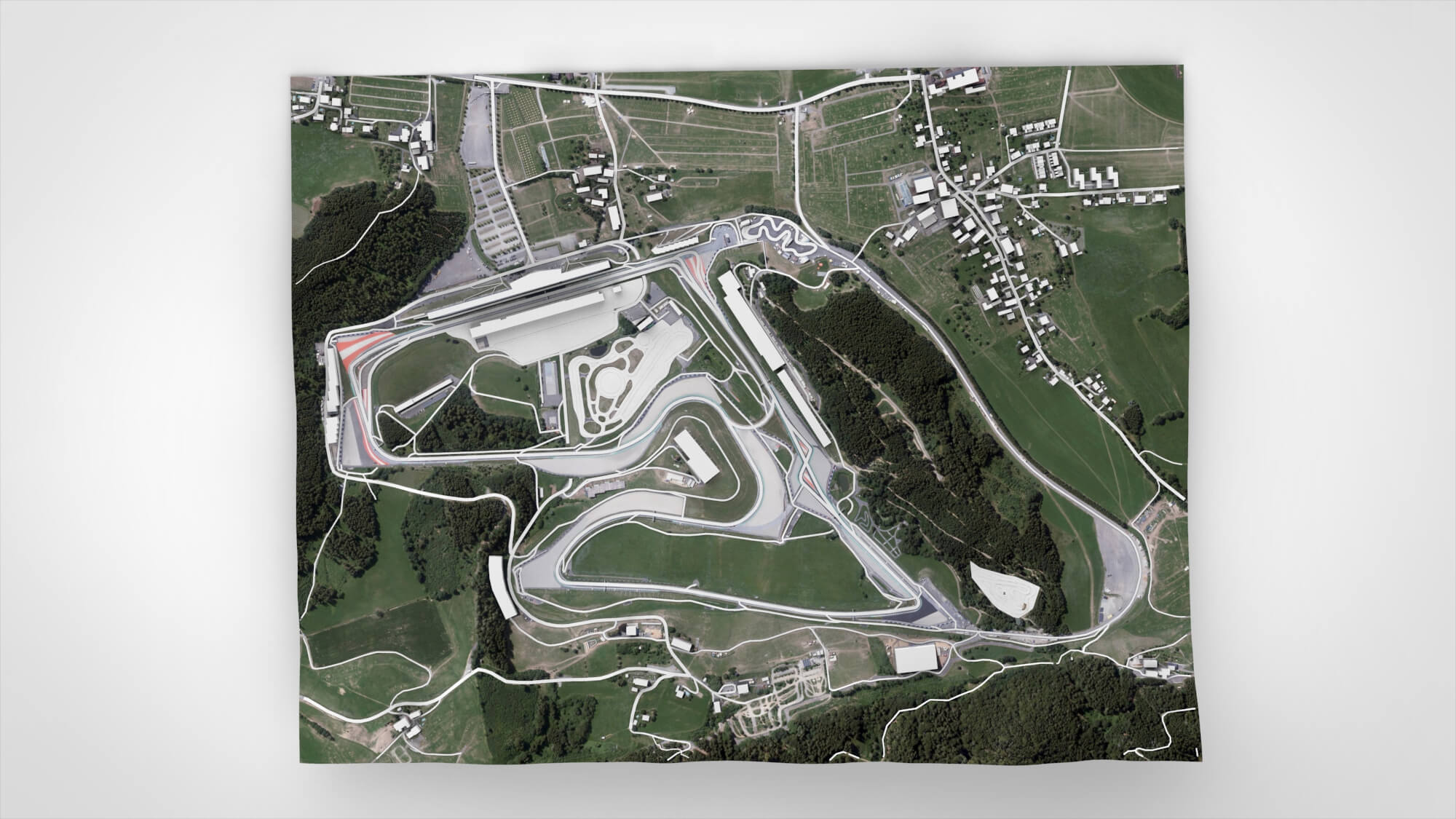 The Red Bull Ring Spielberg Austria - 3D Model by clickshop3d