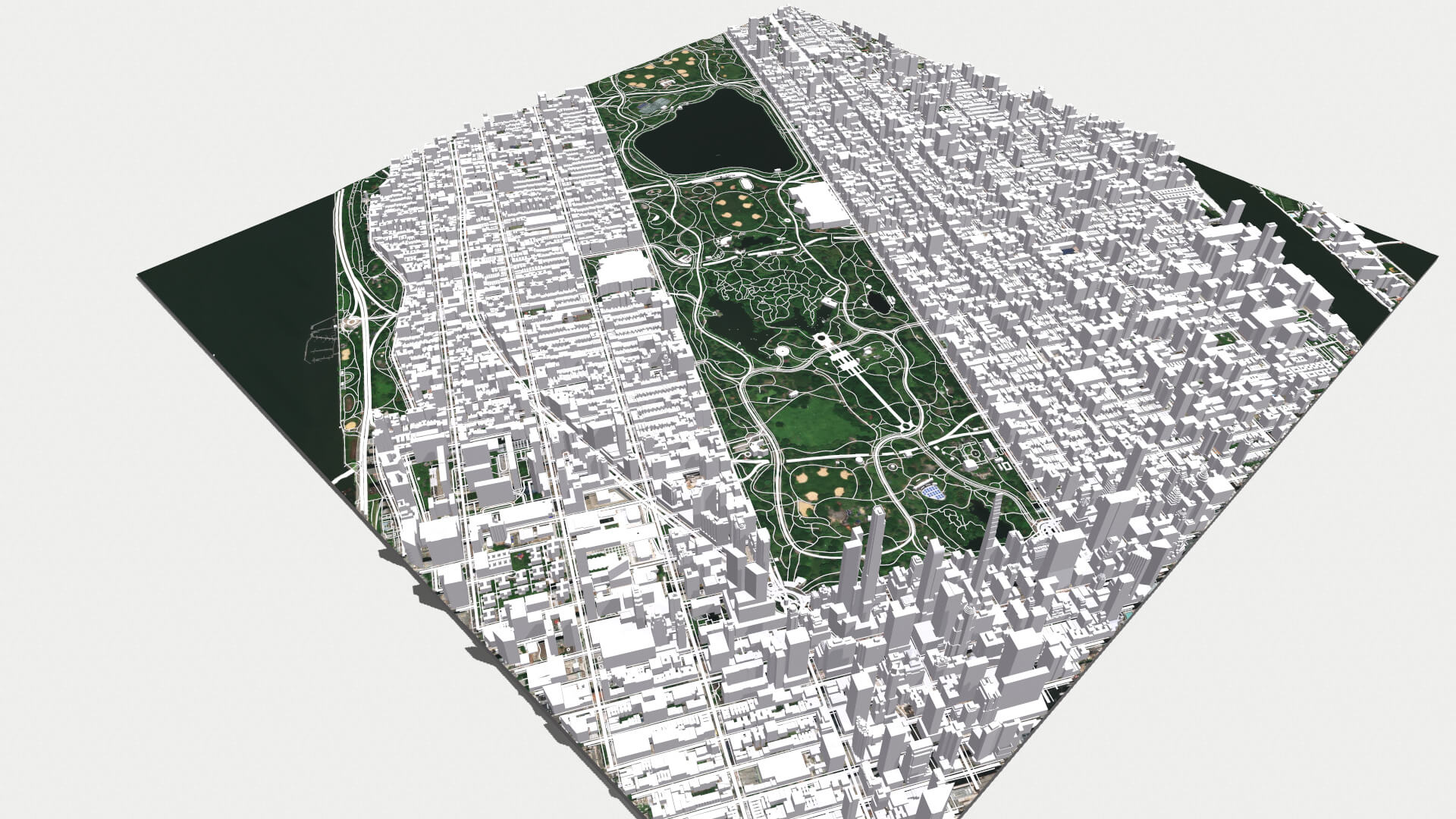 The Upper West Side USA - 3D Model by clickshop3d