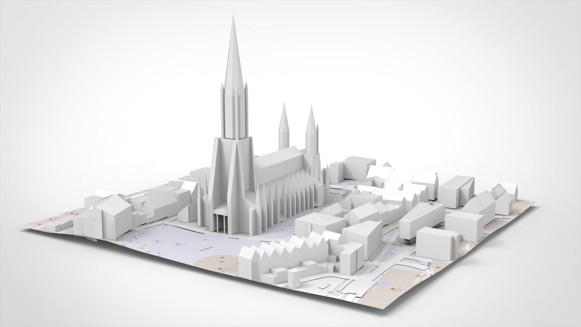 Ulm Cathedral Germany - 3D Model by clickshop3d