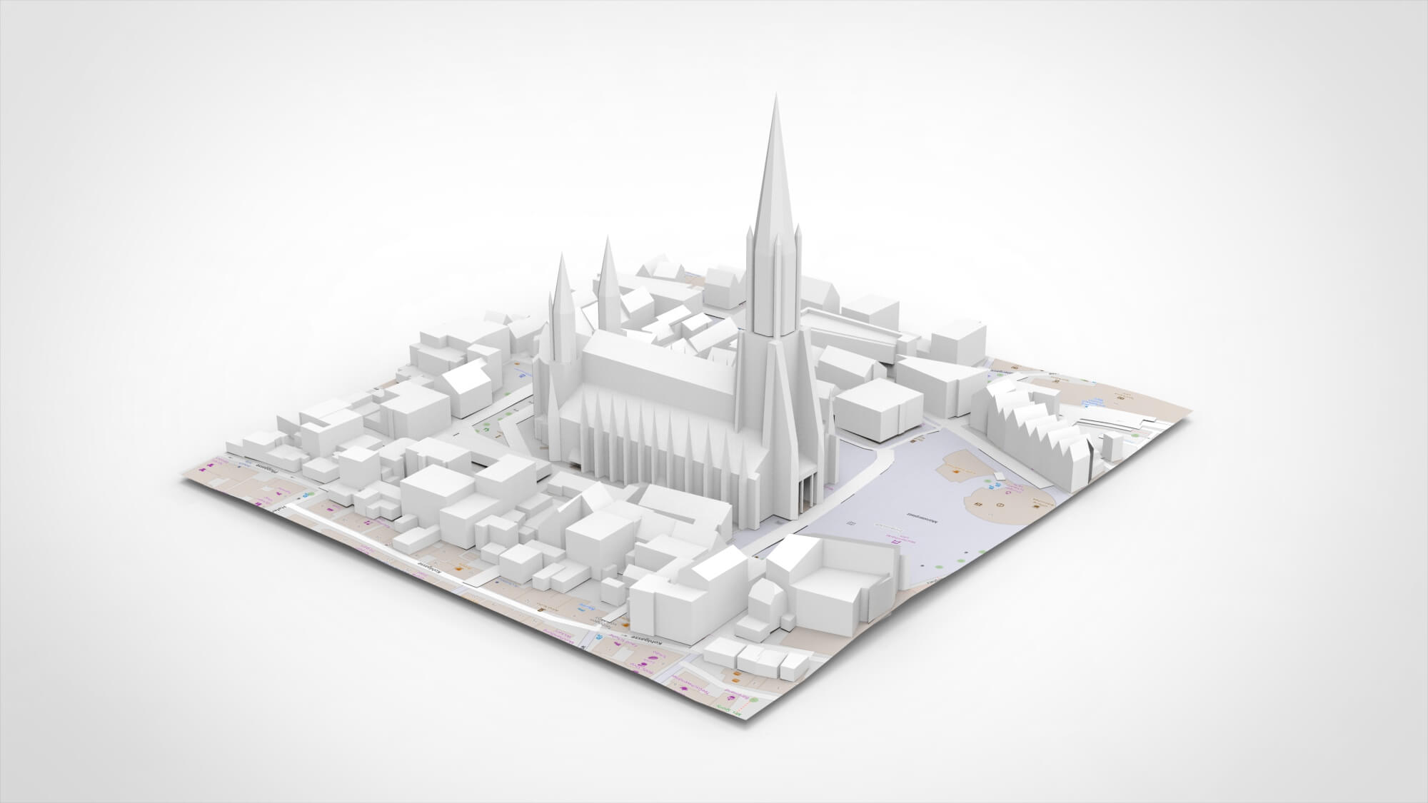 Ulm Cathedral Germany - 3D Model by clickshop3d