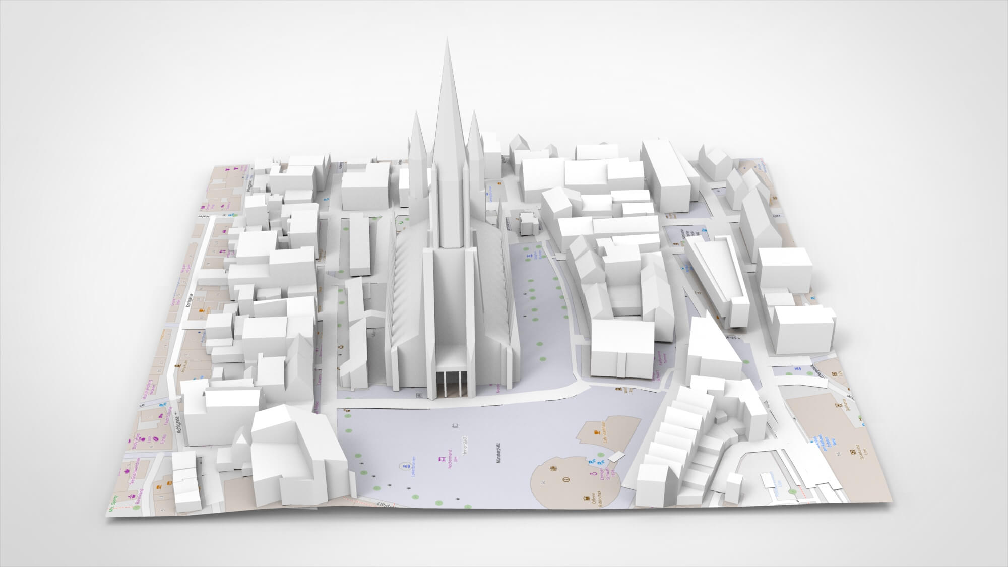 Ulm Cathedral Germany - 3D Model by clickshop3d
