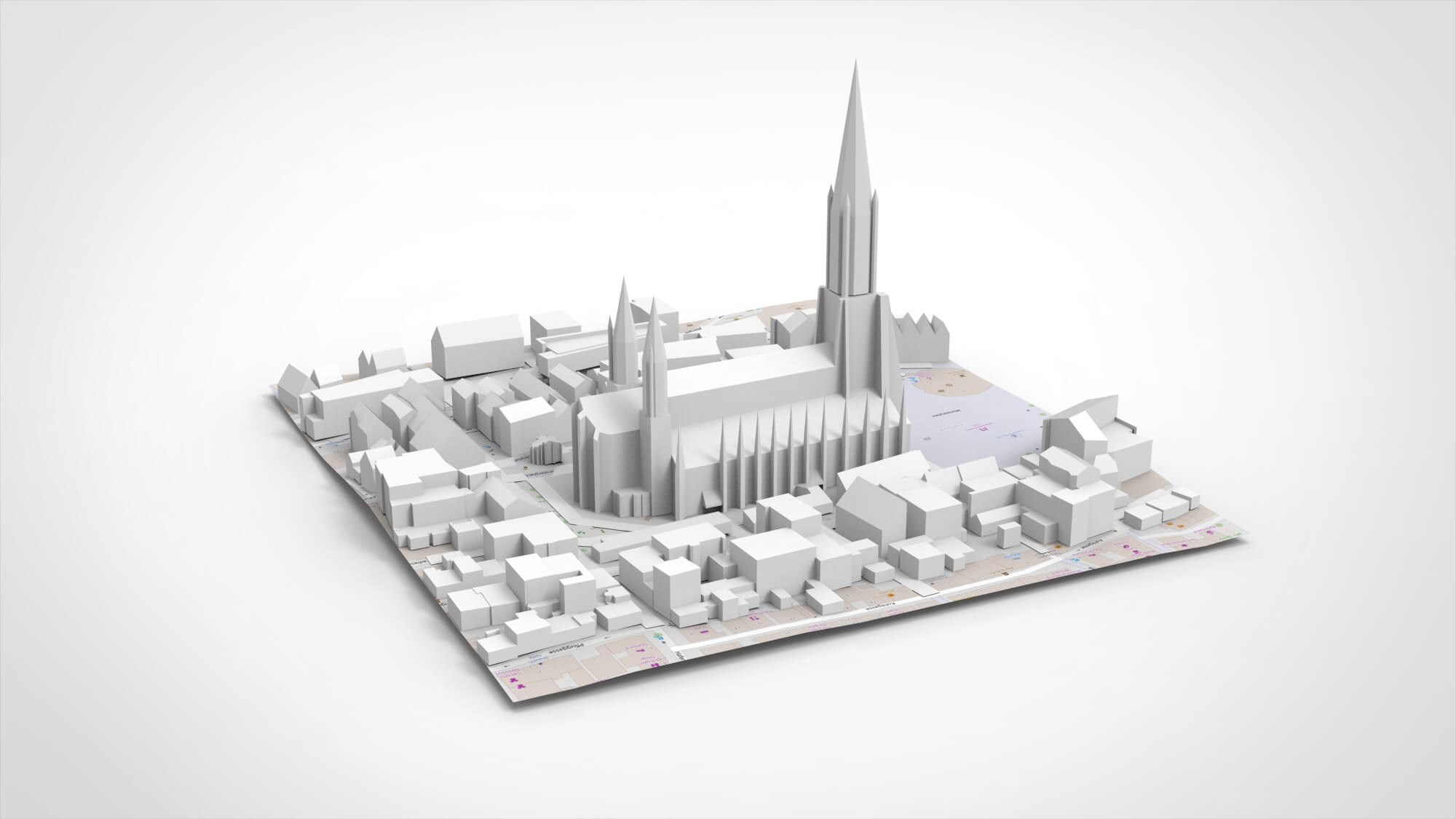 Ulm Cathedral Germany - 3D Model by clickshop3d