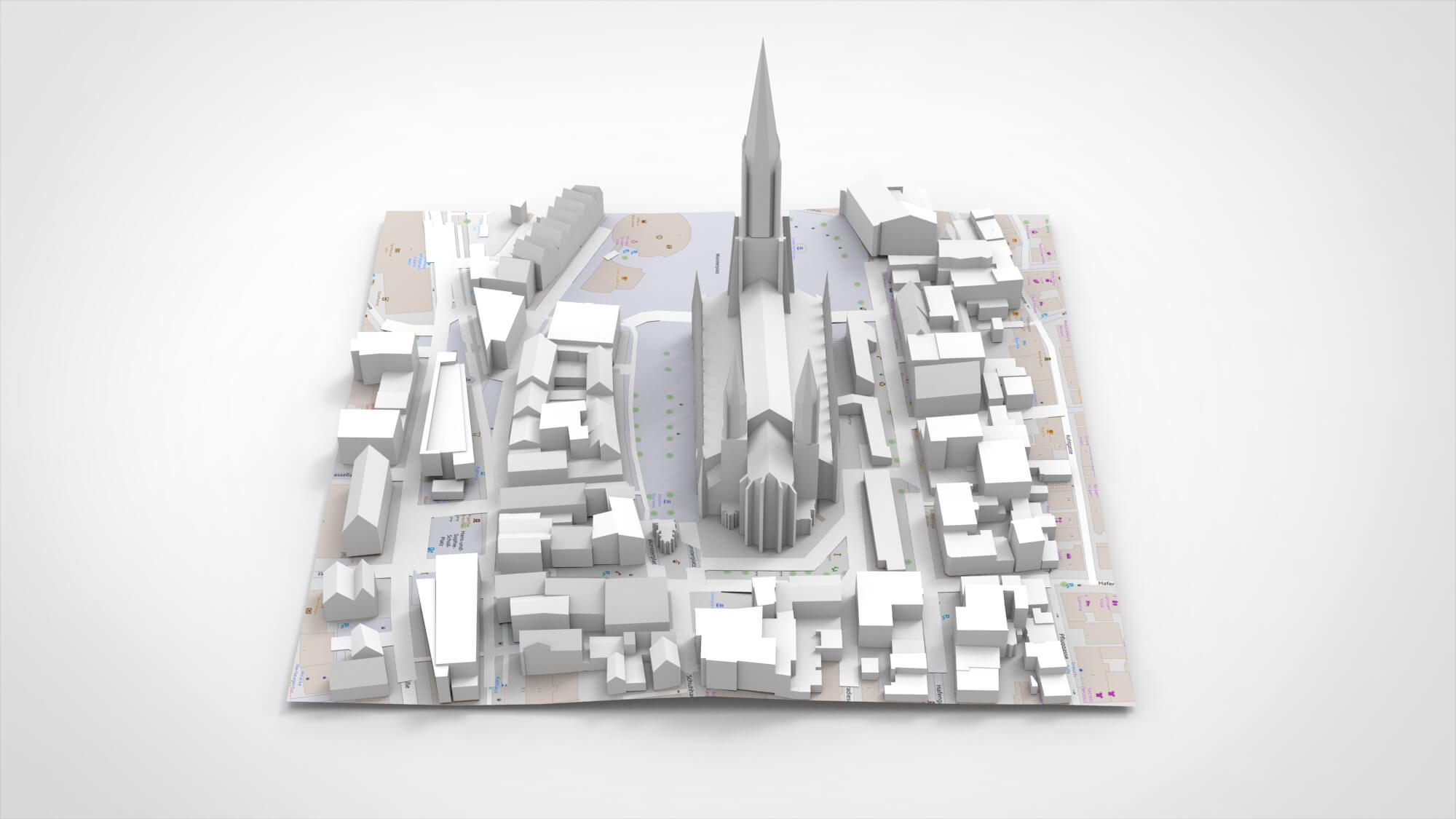 Ulm Cathedral Germany - 3D Model by clickshop3d