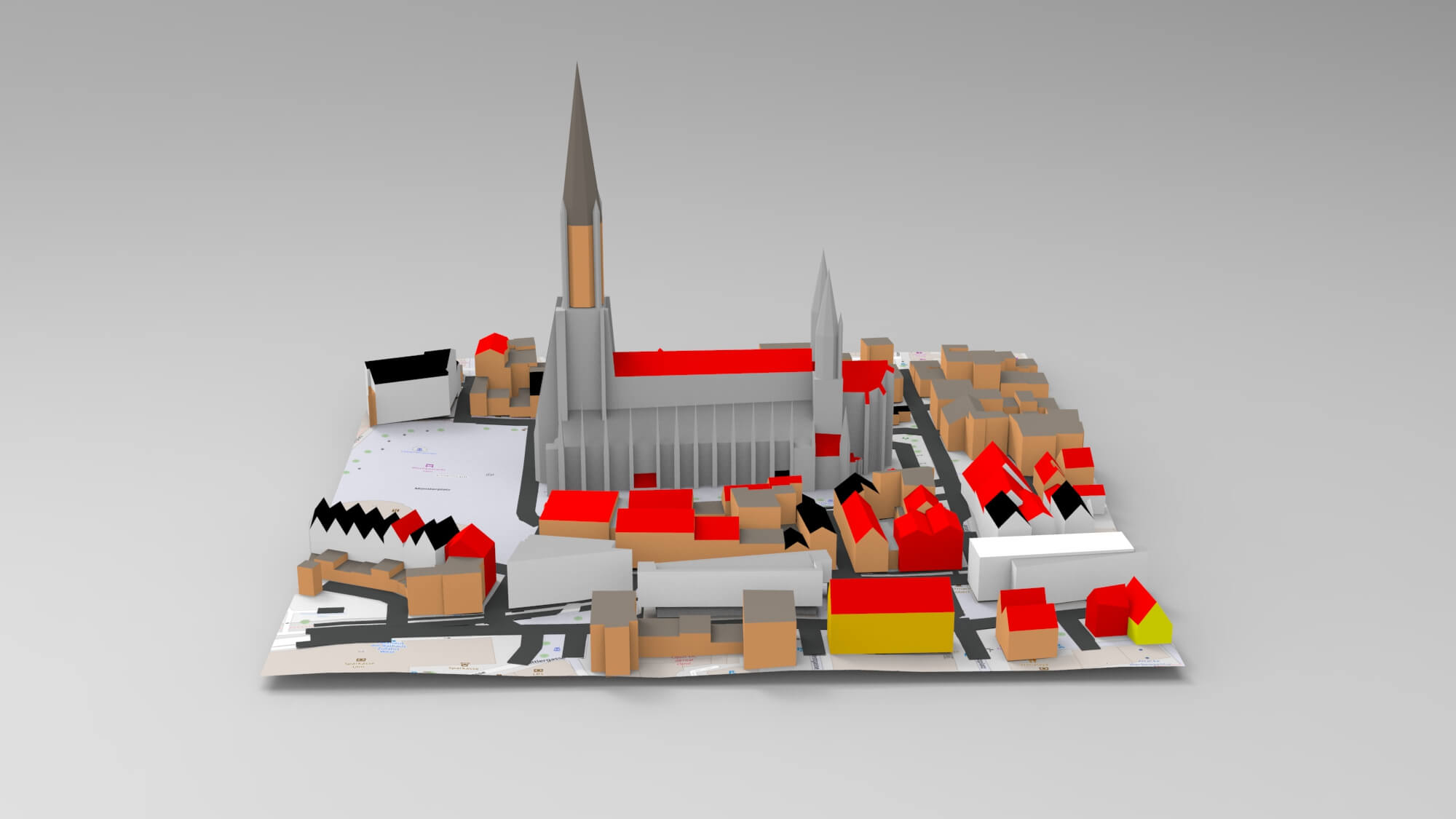 Ulm Cathedral Germany - 3D Model by clickshop3d