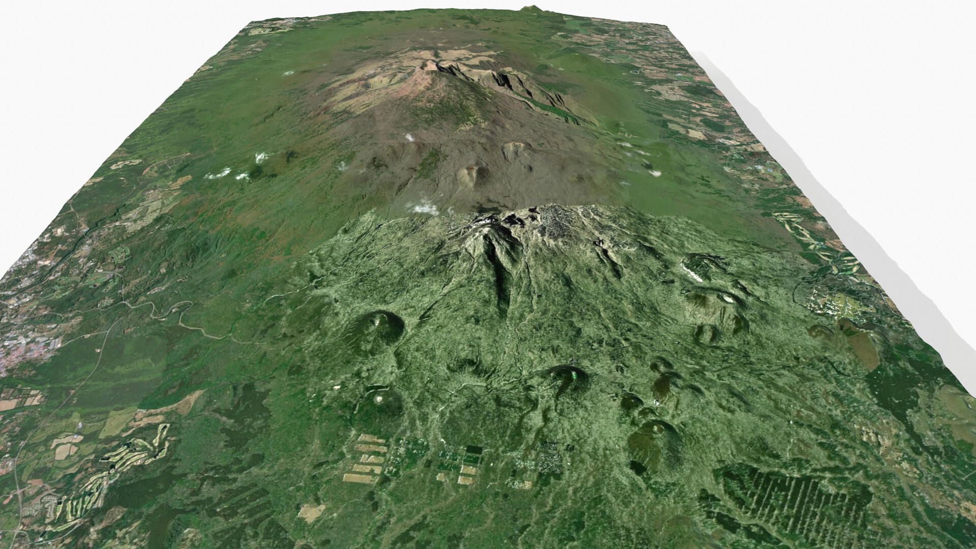 Volcano Hallasan South Korea - 3D Model by clickshop3d