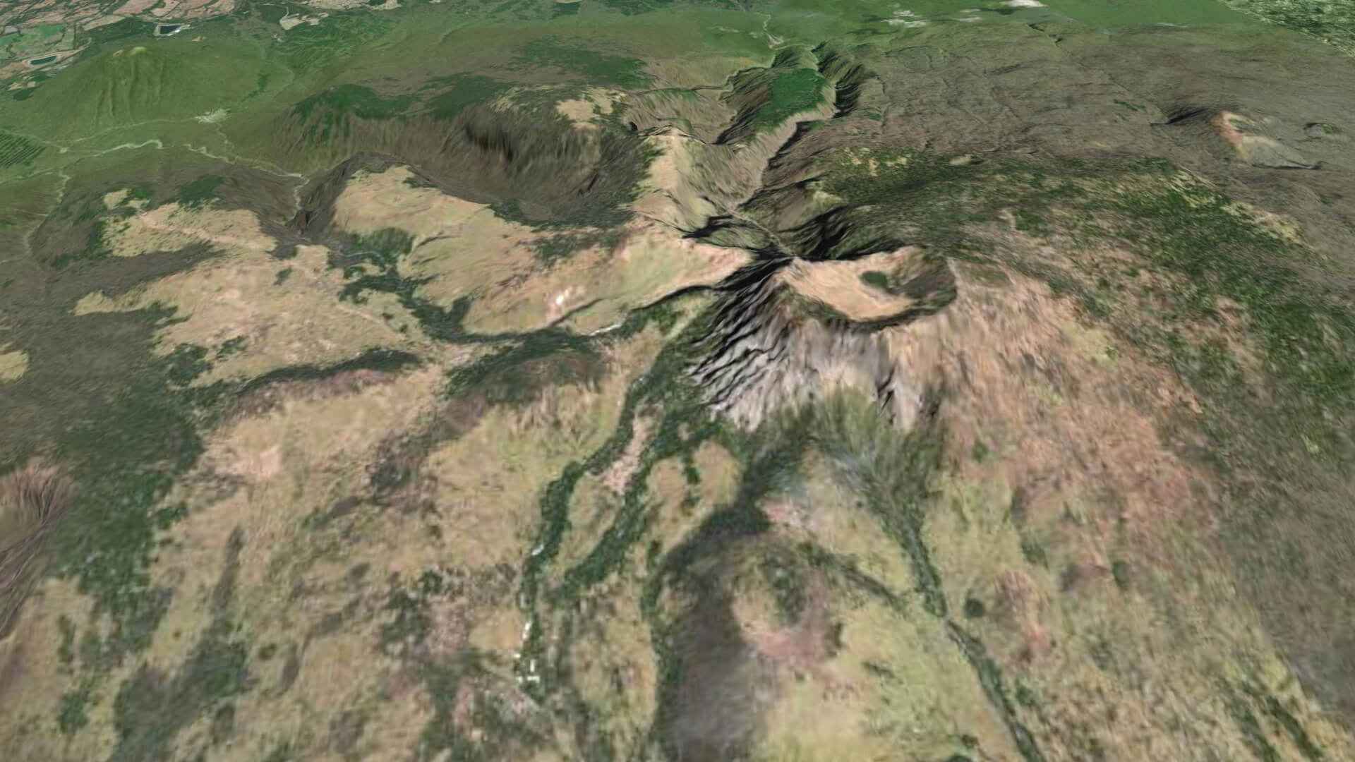 Volcano Hallasan South Korea - 3D Model by clickshop3d