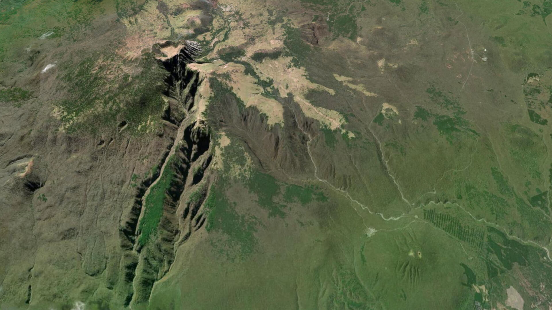 Volcano Hallasan South Korea - 3D Model by clickshop3d