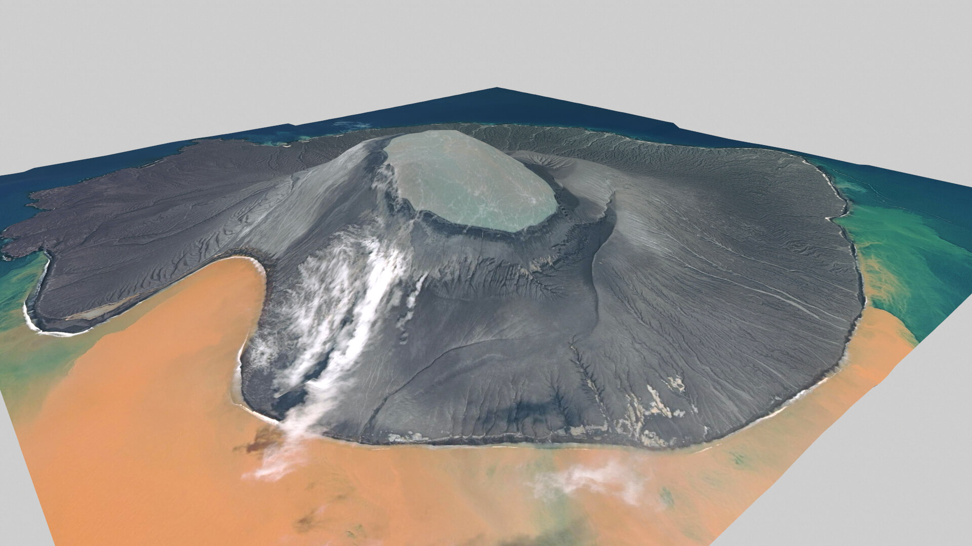 Volcano Krakatoa Indonesia - 3D Model by clickshop3d