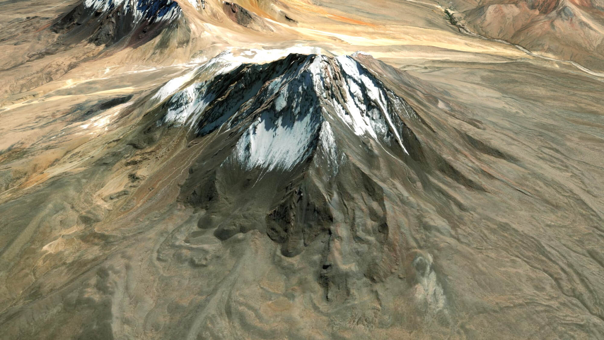 Volcano Tacora Chile Peru - 3D Model by clickshop3d