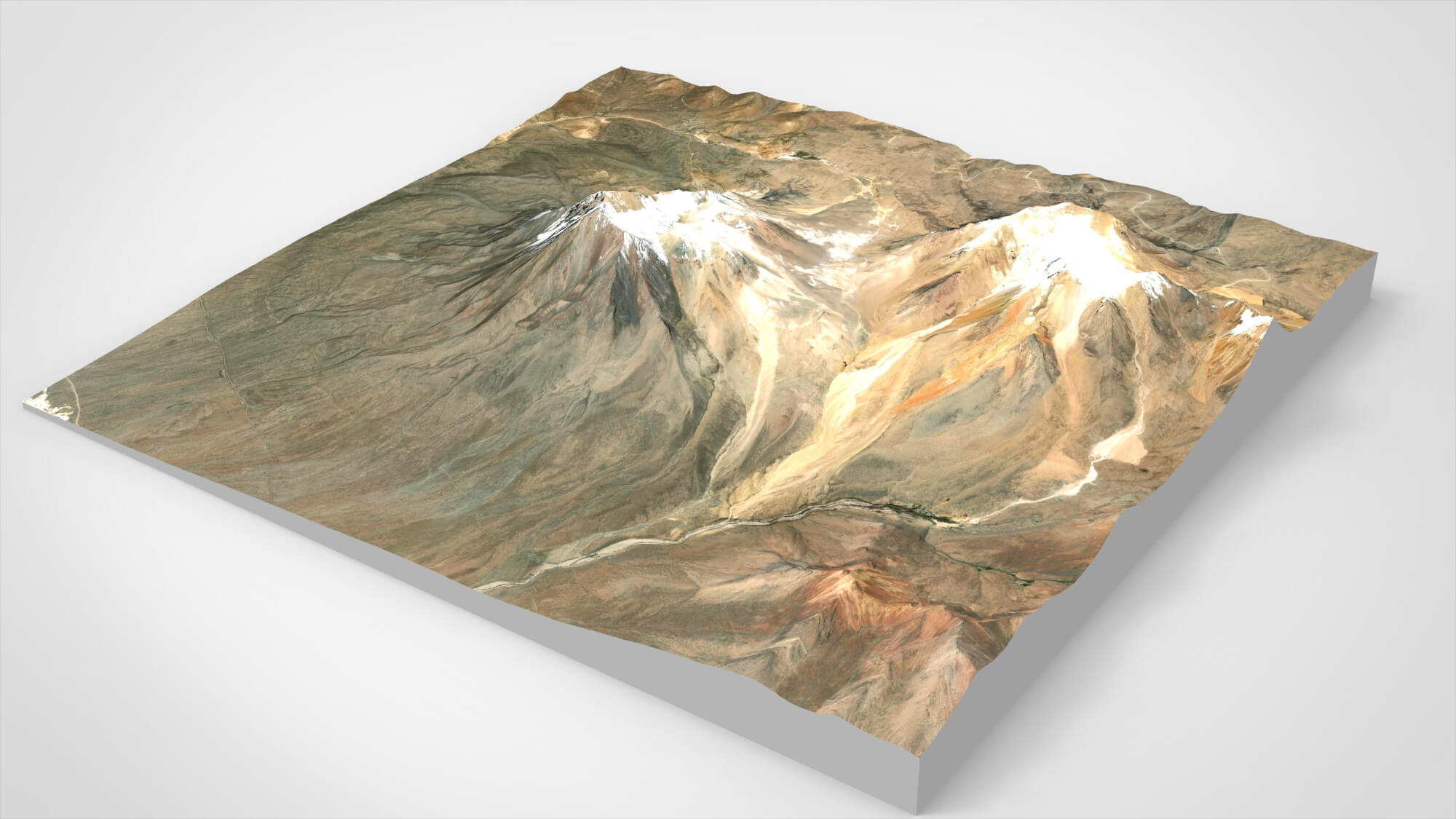 Volcano Tacora Chile Peru - 3D Model by clickshop3d