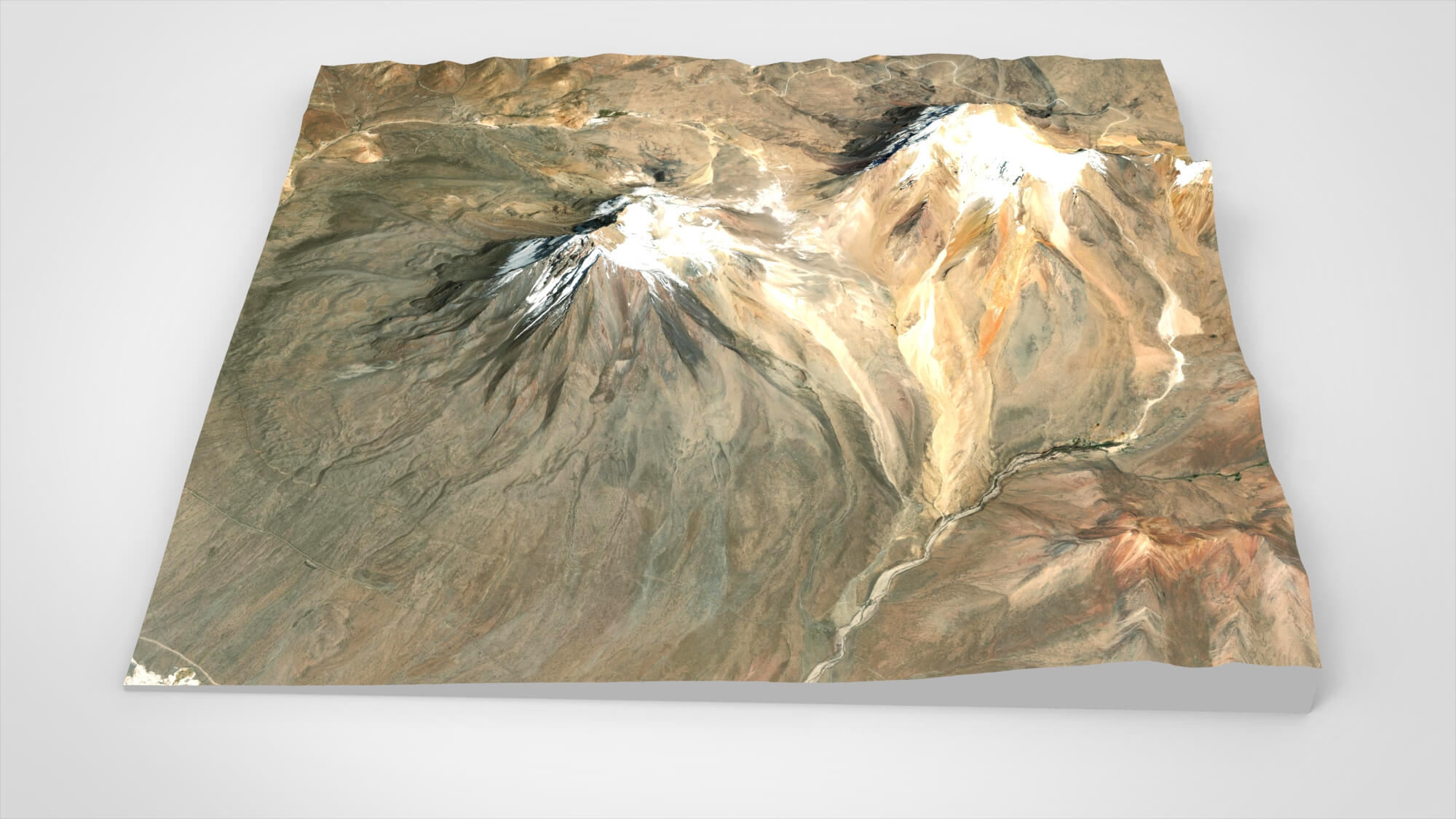 Volcano Tacora Chile Peru - 3D Model by clickshop3d