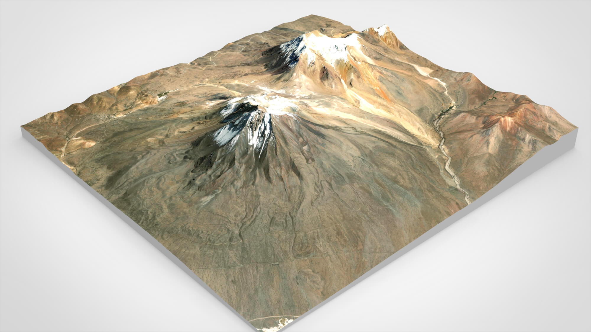 Volcano Tacora Chile Peru - 3D Model by clickshop3d