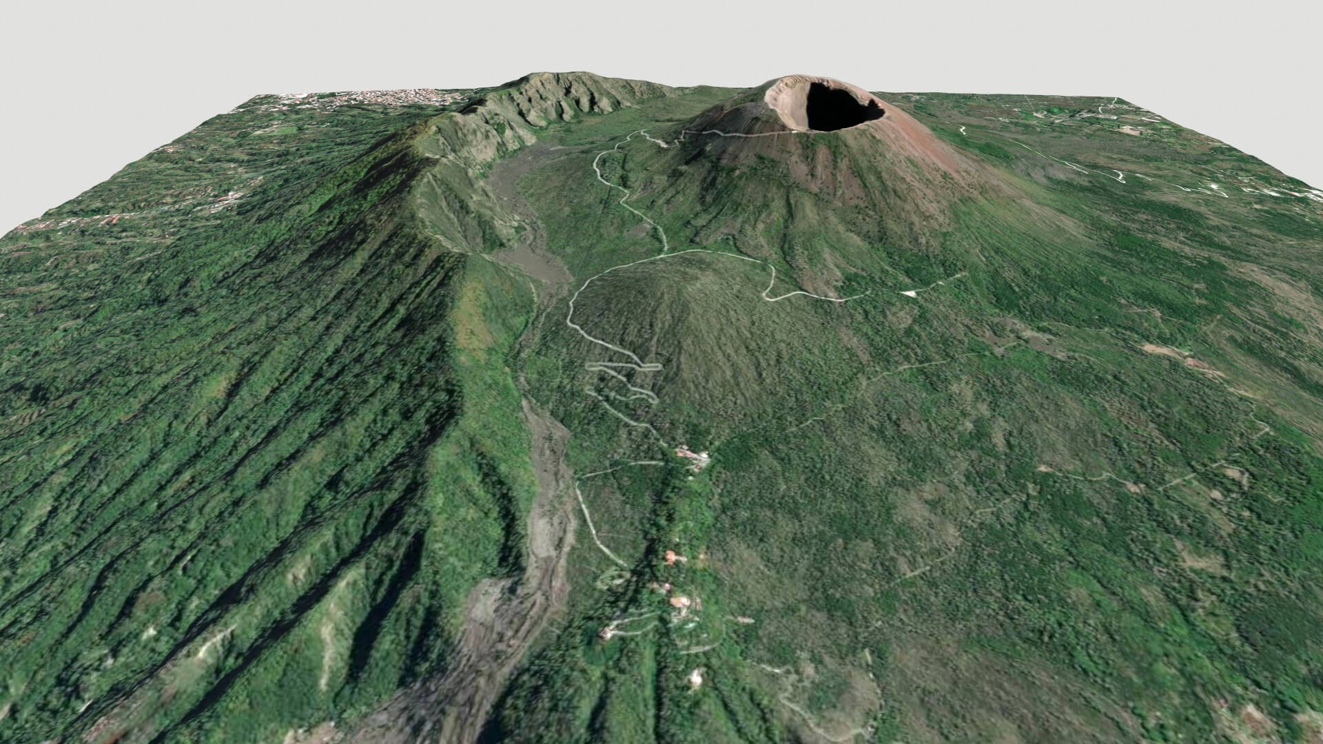 Volcano Vesuvius Italy - 3D Model by clickshop3d