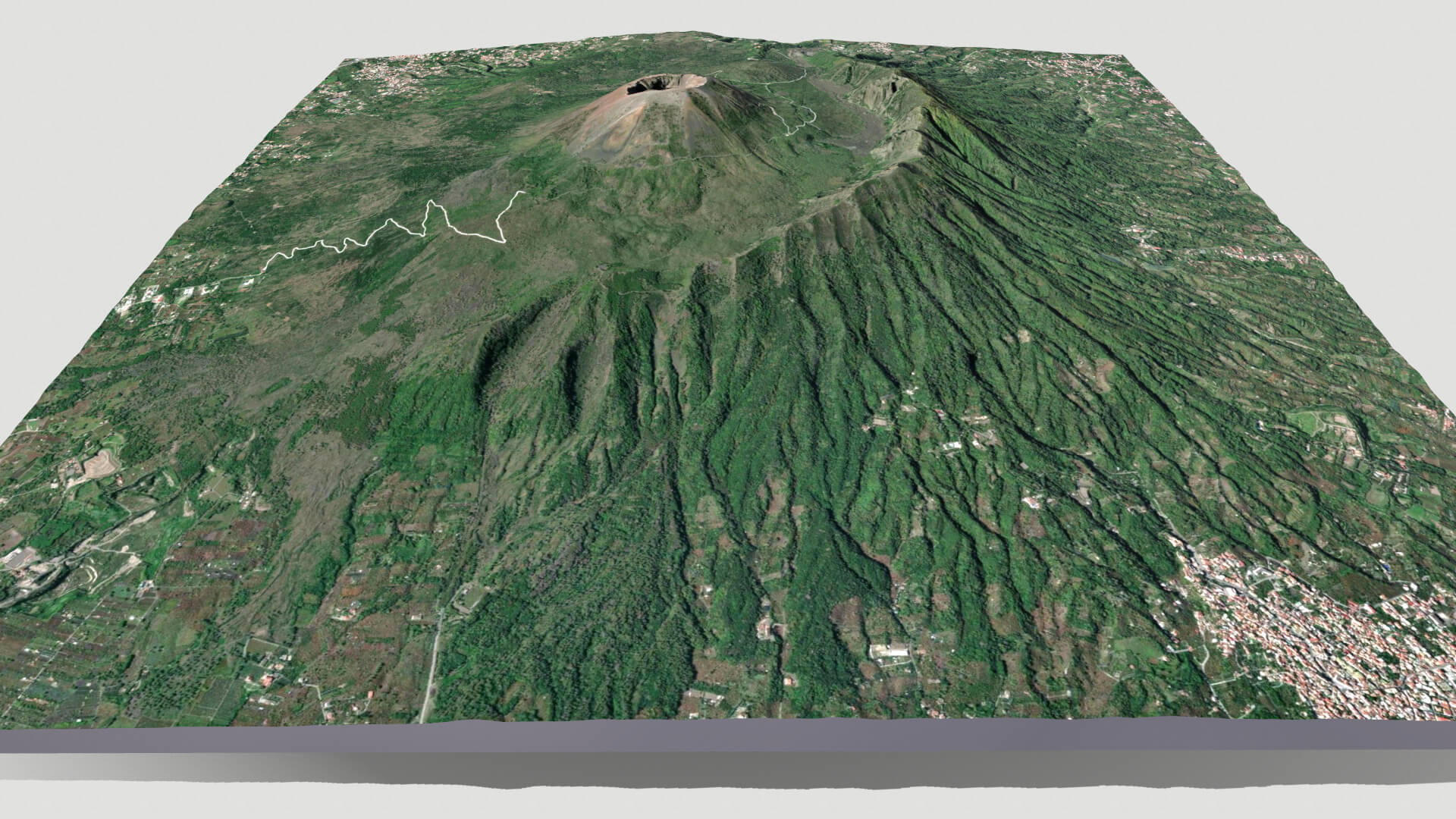 Volcano Vesuvius Italy - 3D Model by clickshop3d