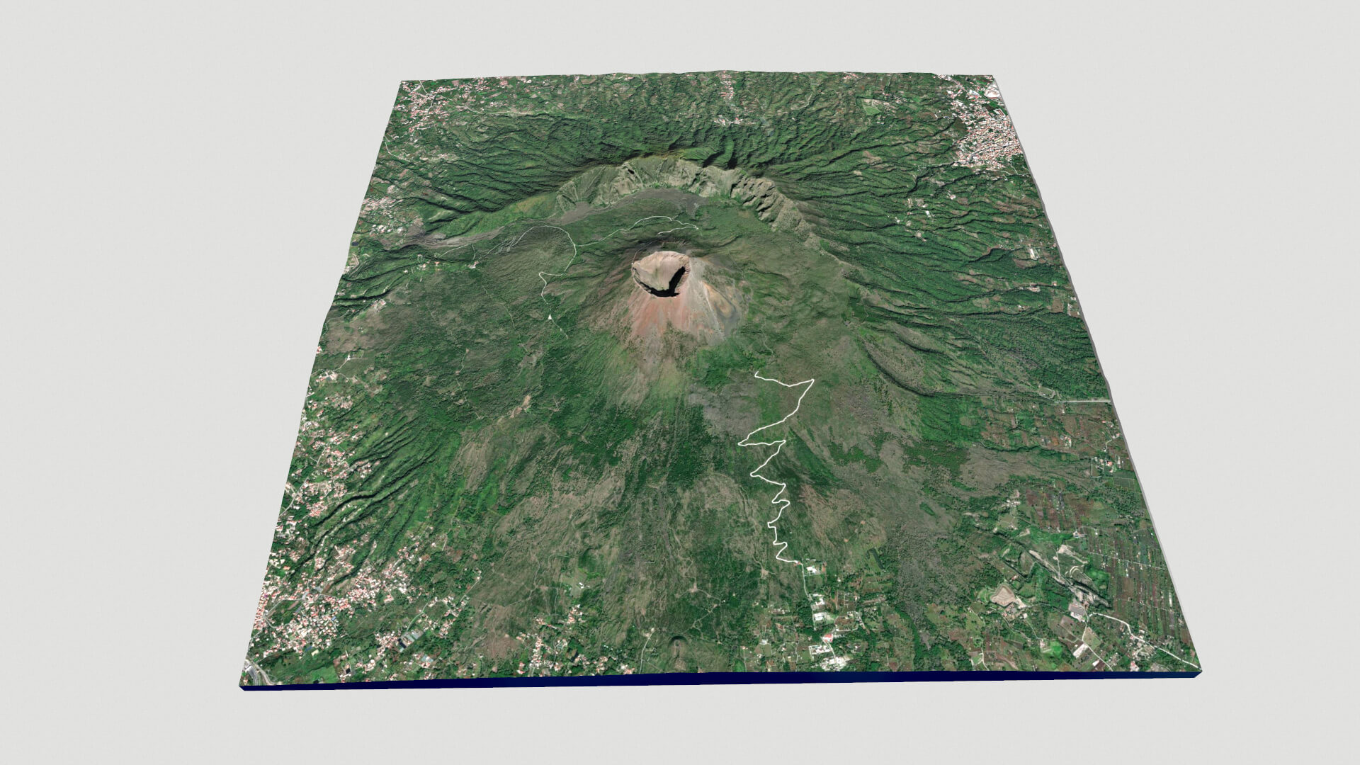 Volcano Vesuvius Italy - 3D Model by clickshop3d