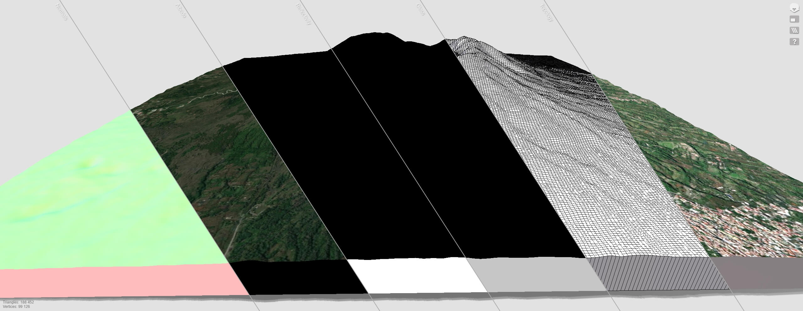 Volcano Vesuvius Italy - 3D Model by clickshop3d