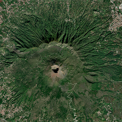 Volcano Vesuvius Italy - 3D Model by clickshop3d