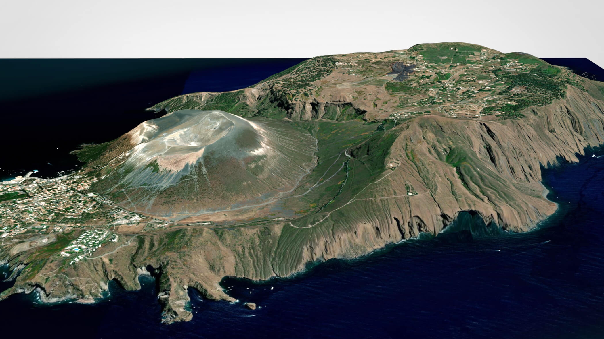 Vulcano Porto Aeolian Islands Sicily Italy - 3D Model by clickshop3d