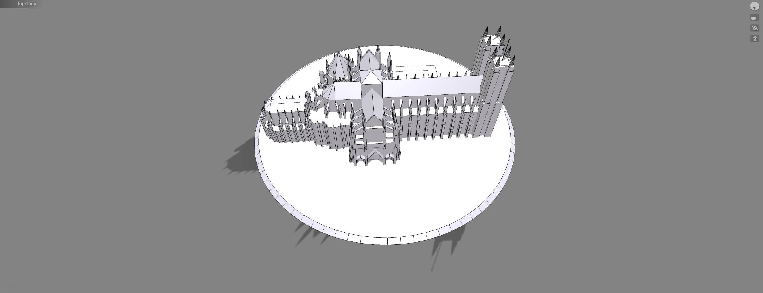 Westminster Abbey - 3D Model by clickshop3d