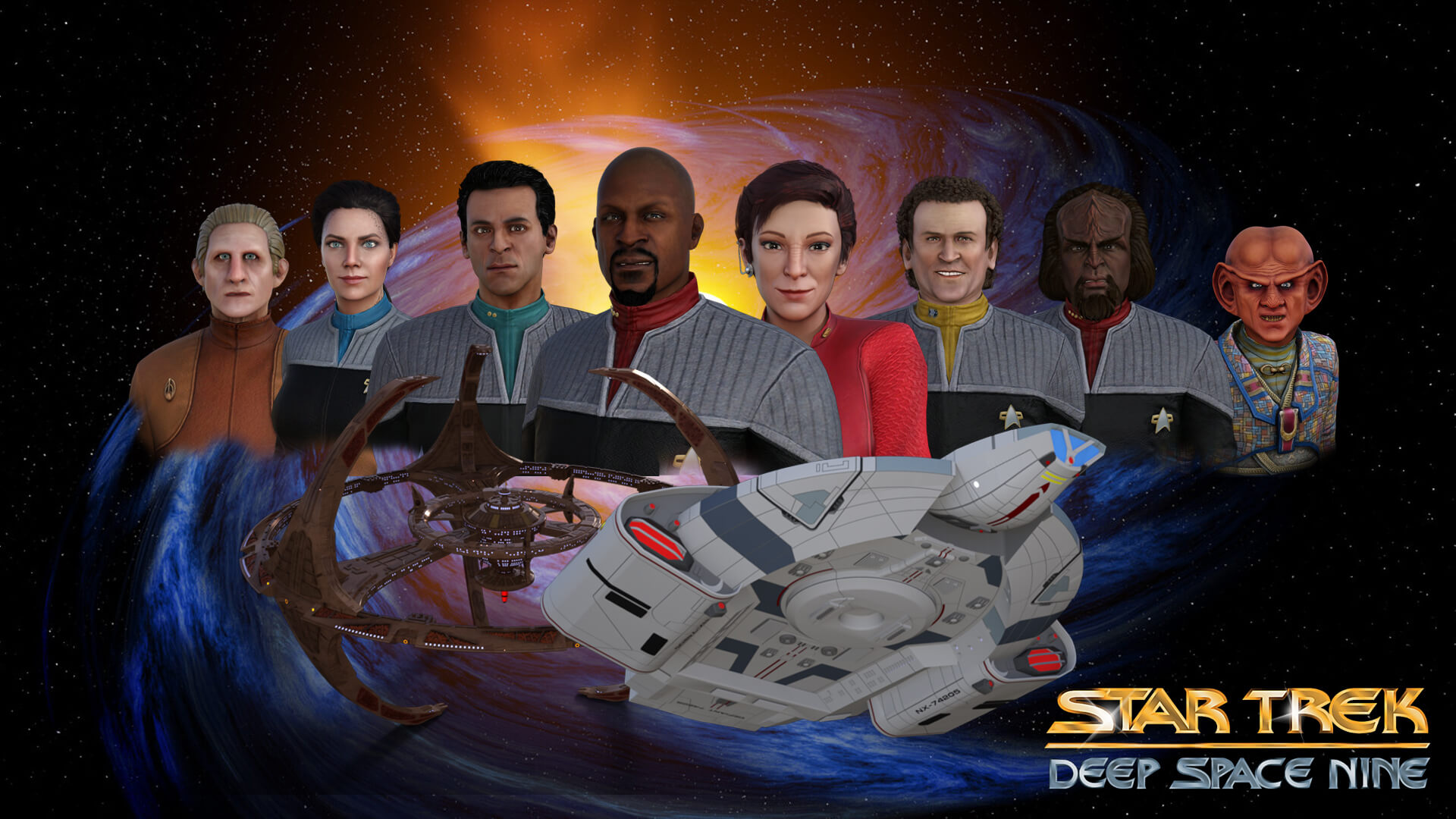 Wallpaper Deep Space Nine 3D Render | RenderHub Gallery