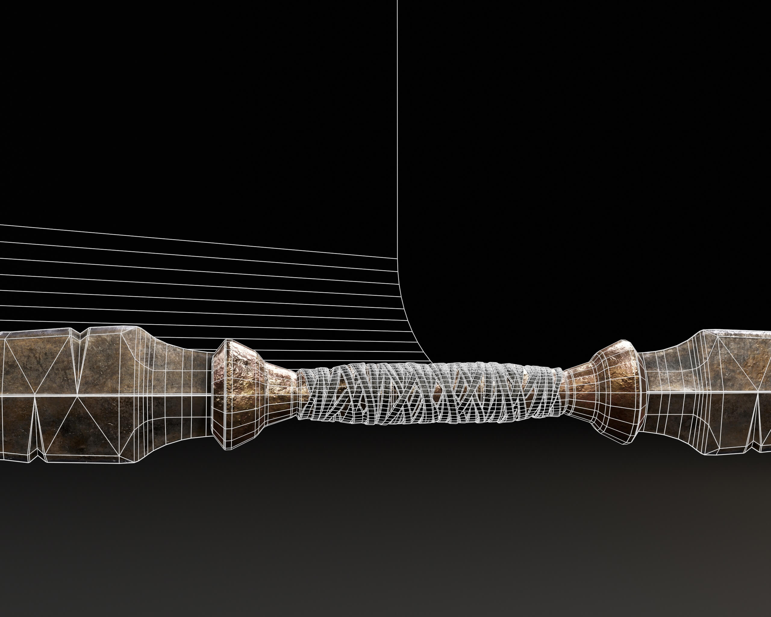 Double Spearhead Knife - 3D Model by clockworkcreations
