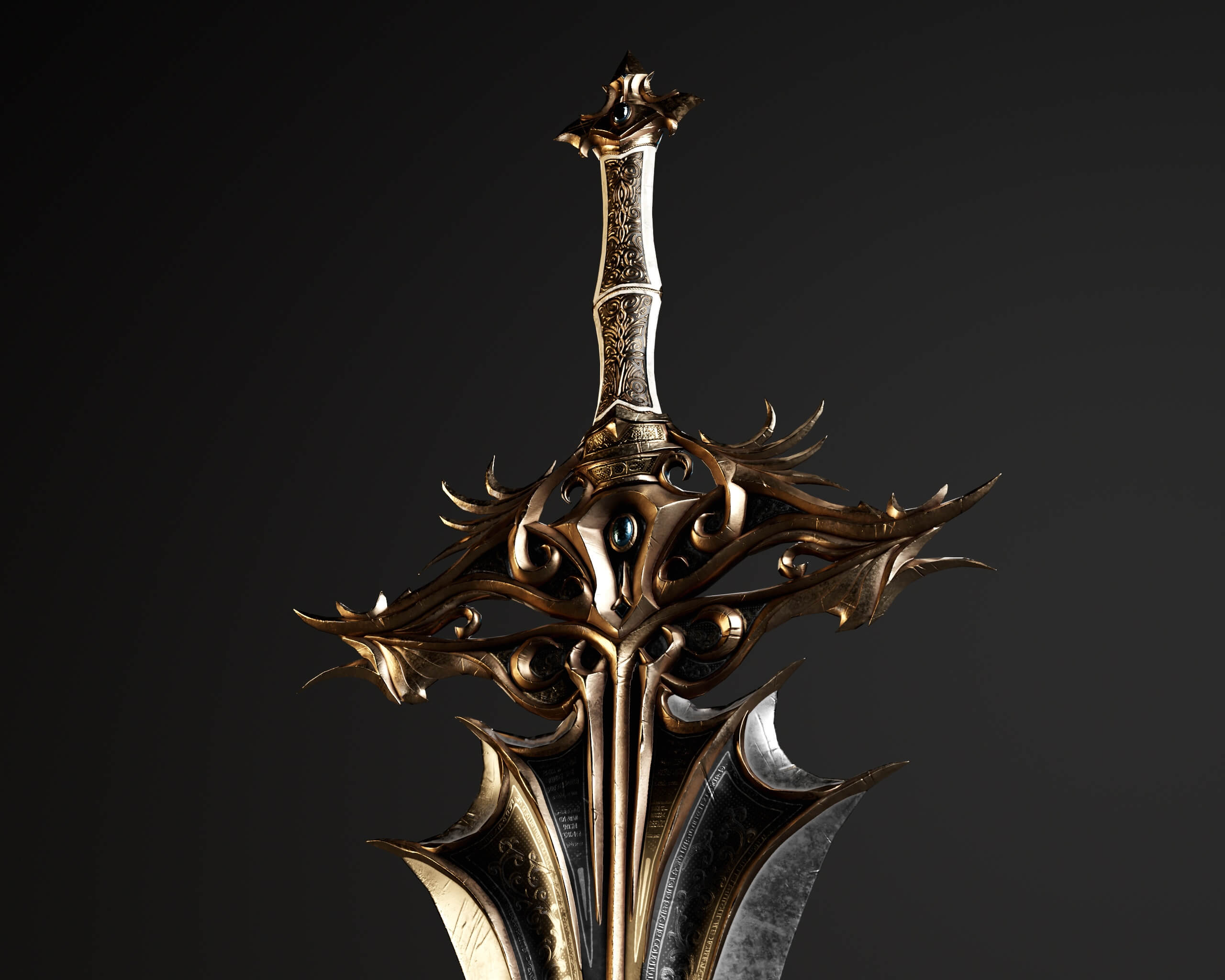 High Paladin Sword - 3D Model by clockworkcreations