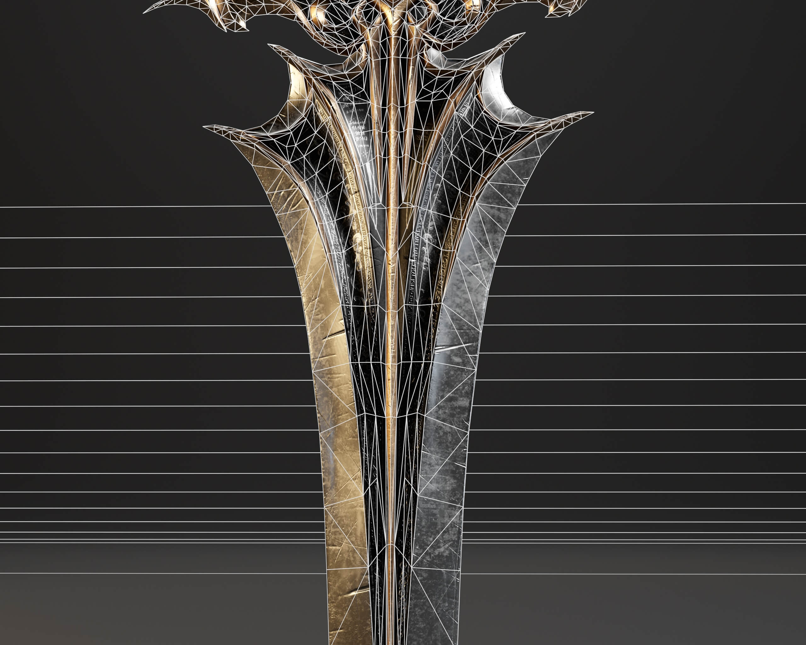 High Paladin Sword - 3D Model by clockworkcreations