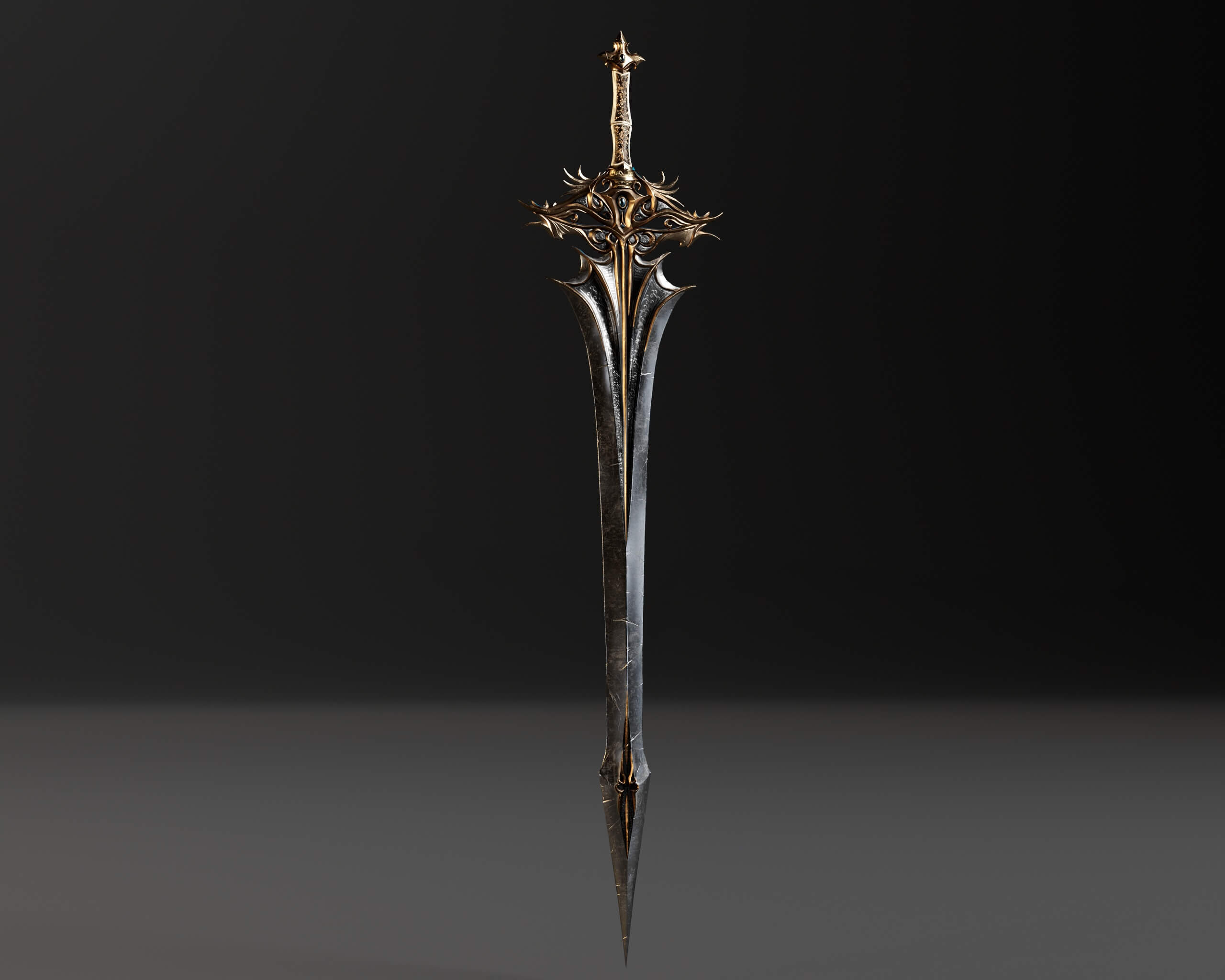 High Paladin Sword - 3D Model by clockworkcreations
