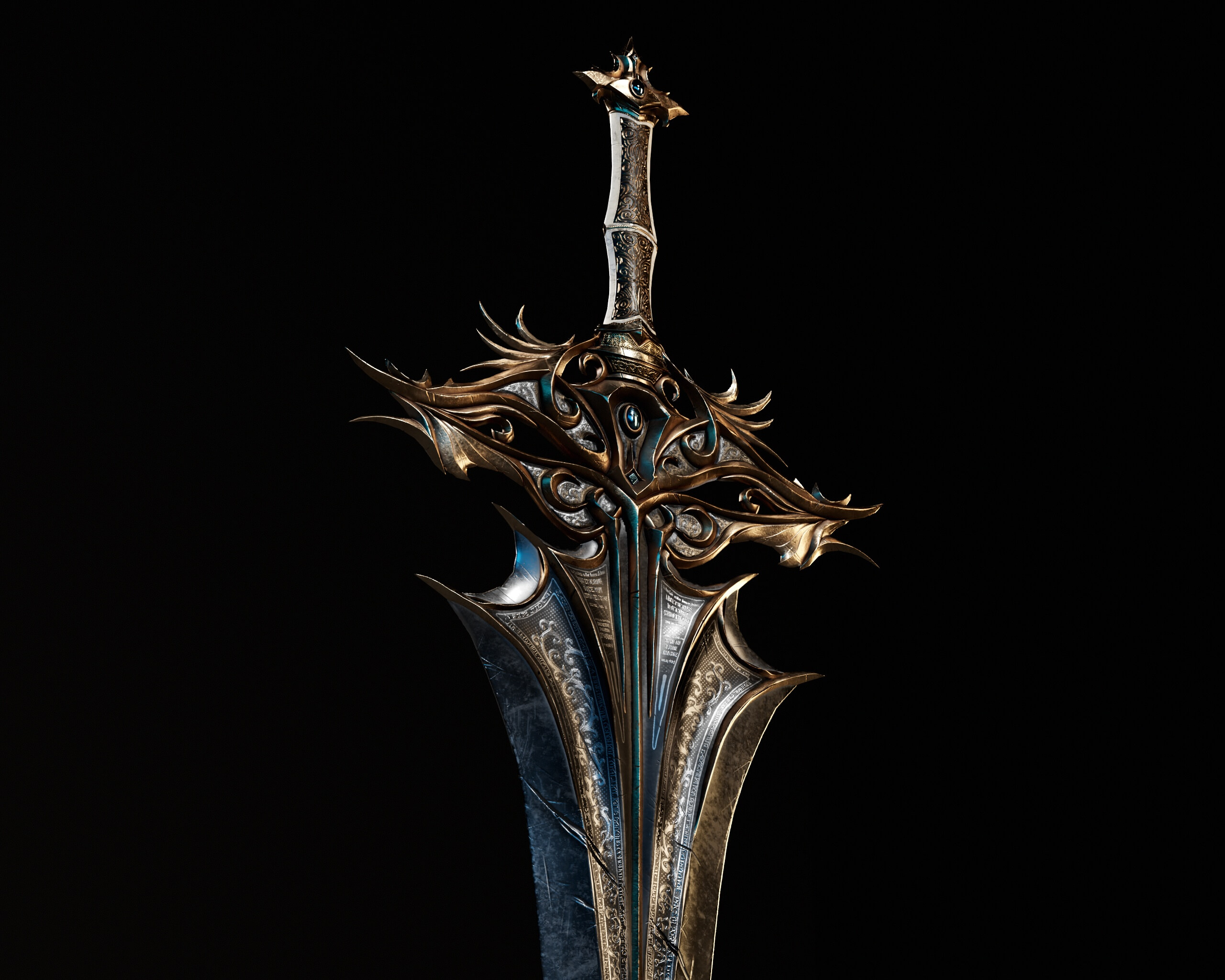 High Paladin Sword - 3D Model by clockworkcreations