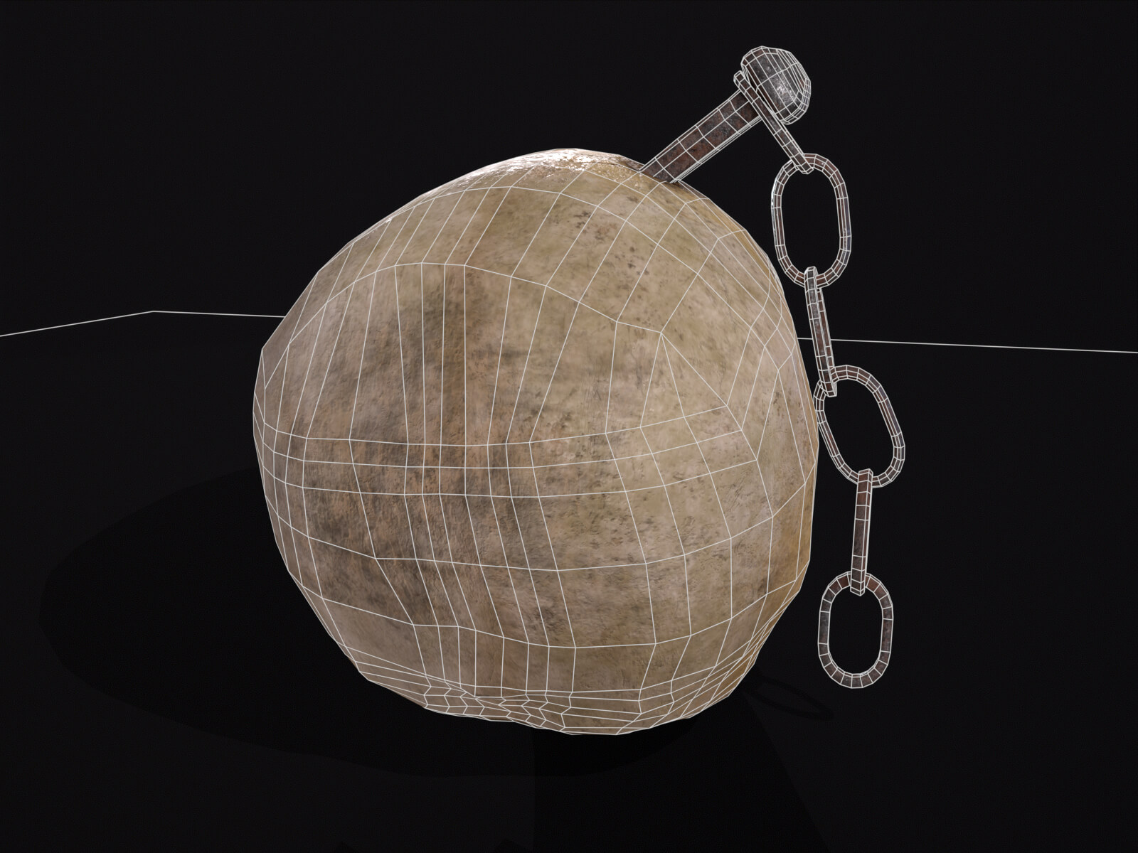 Impaled Skull - 3D Model by clockworkcreations