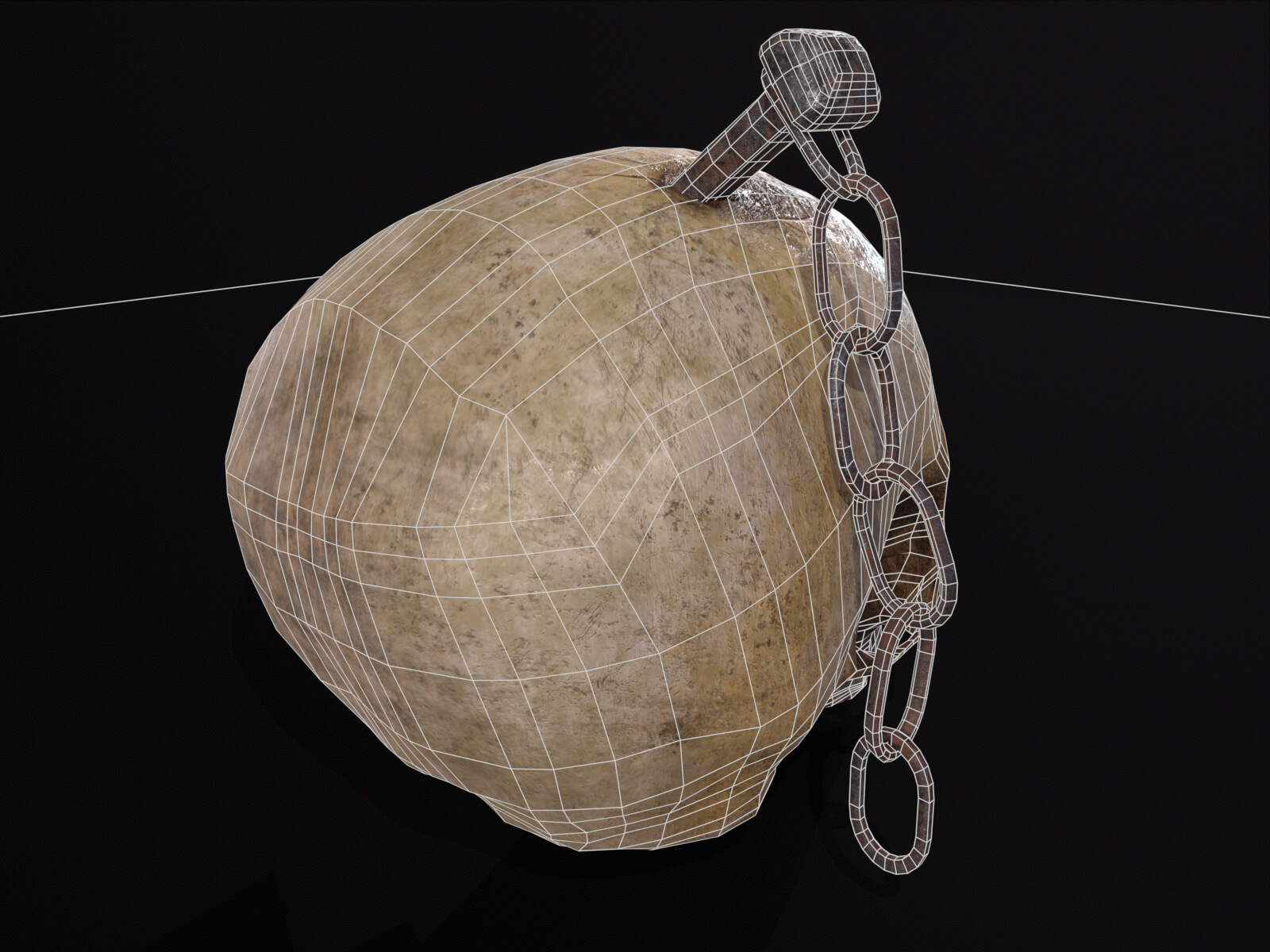 Impaled Skull - 3D Model by clockworkcreations